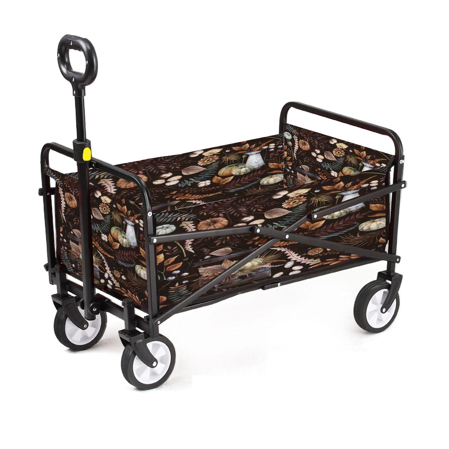 Outdoor Collapsible Wagon Autumn Floral Seamless rusty pitcher wooden ...