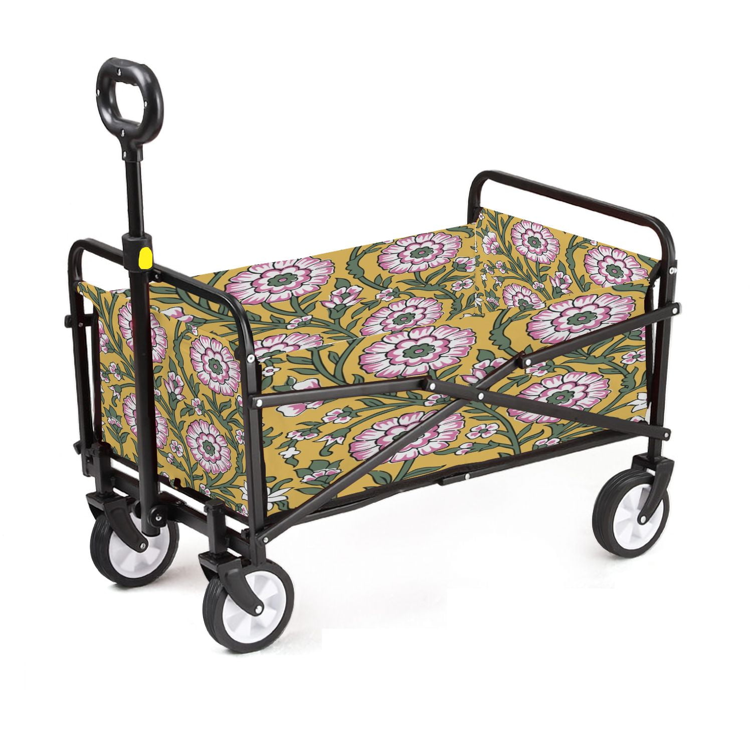 Outdoor Collapsible Wagon BLOCK FLORAL ALL PRINT SEAMLESS PATTERN ...