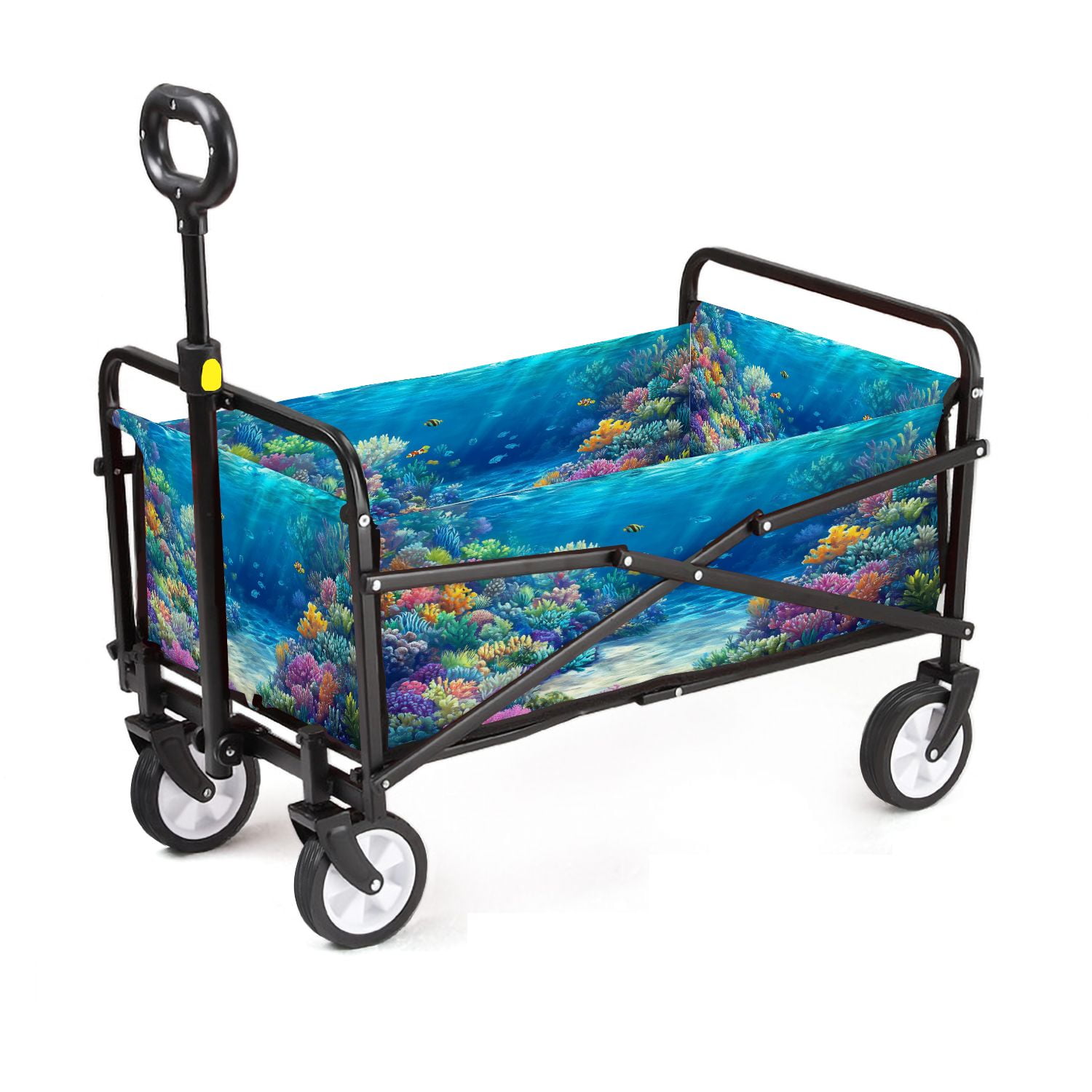 Outdoor Collapsible Wagon Beautiful Tropical Coral Shoal Diversity Soft ...