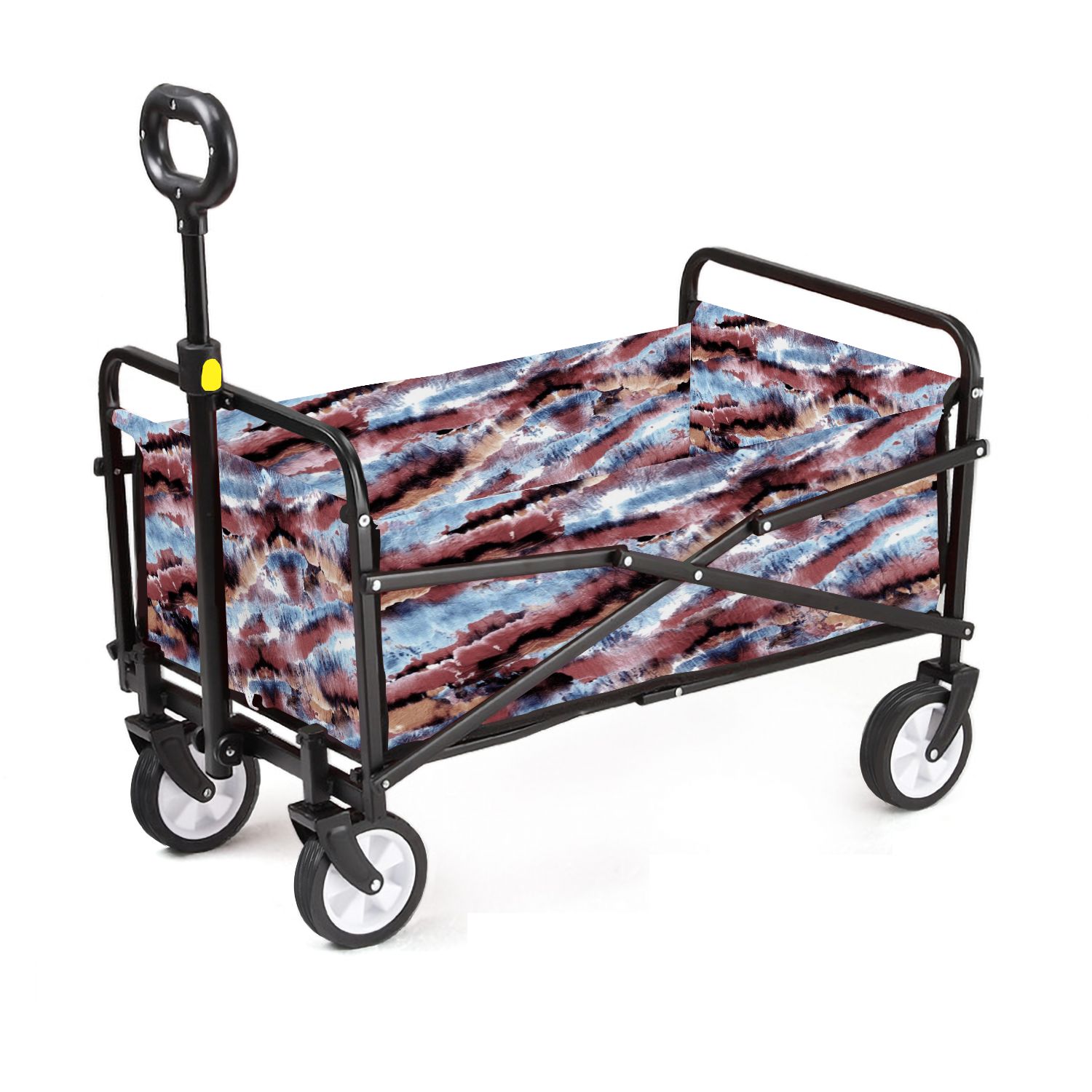 Outdoor Collapsible Wagon Classic Blue Lava Red Animal Camouflage ...