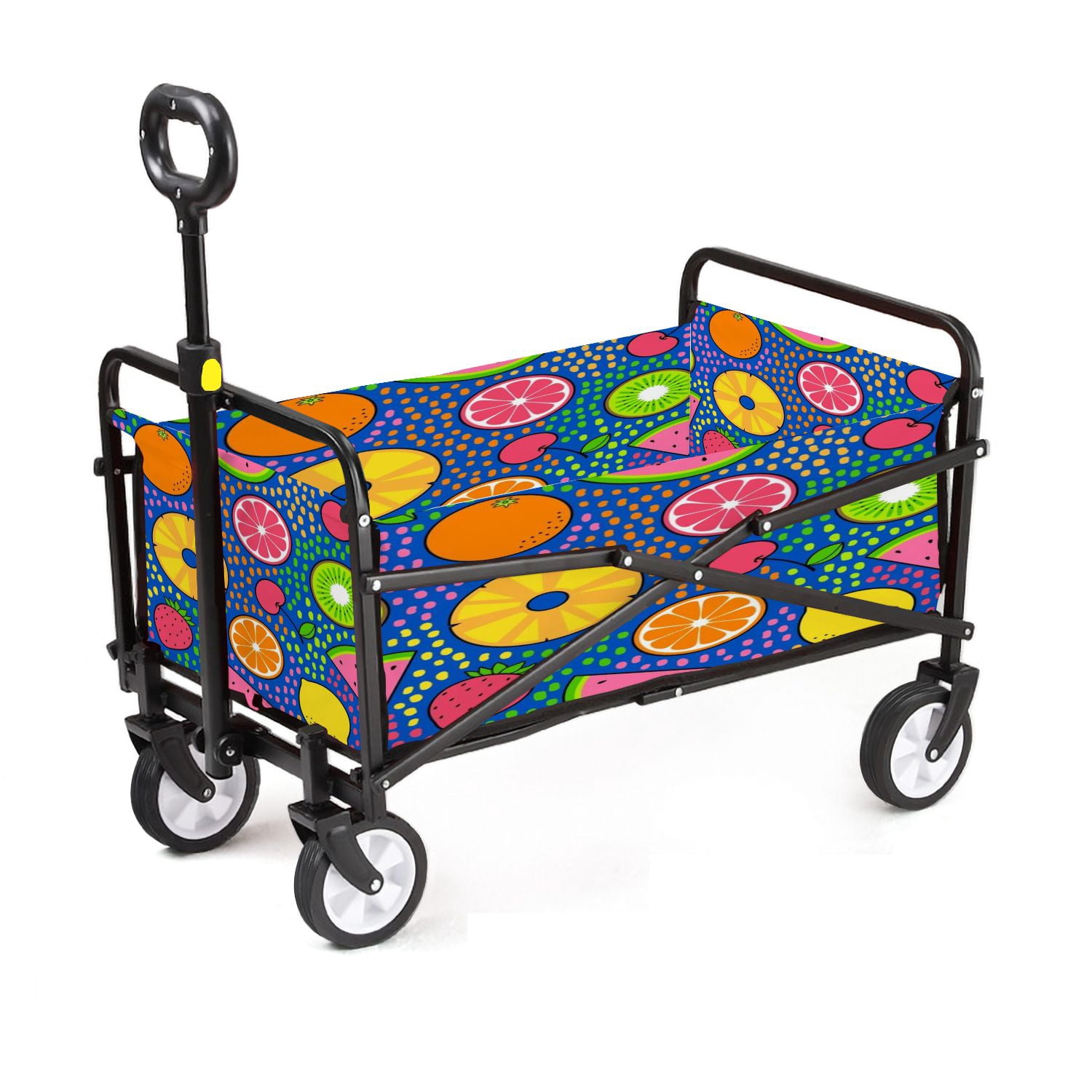 Outdoor Collapsible Wagon Colourful tropical fruits seamless pattern ...