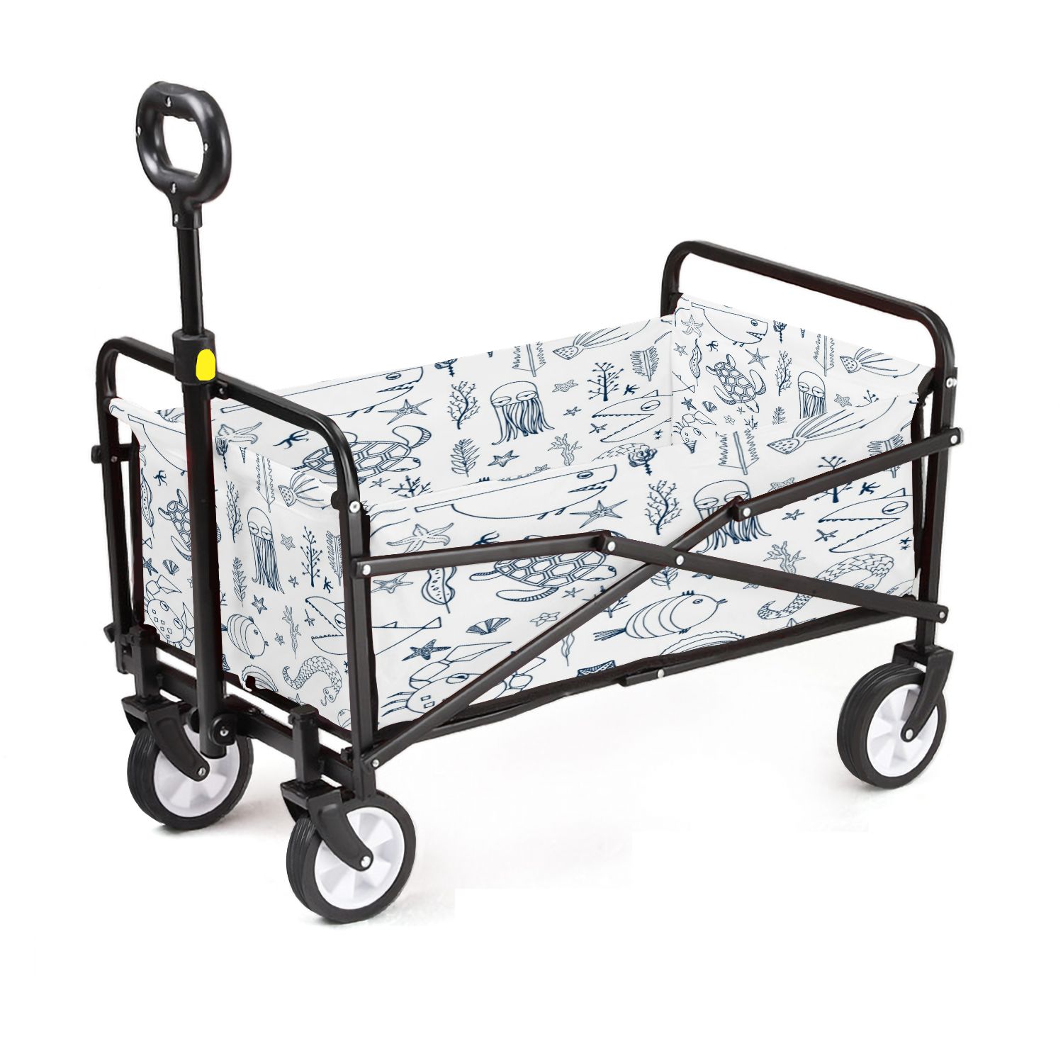 Outdoor Collapsible Wagon Cute hand drawn seamless pattern water ...