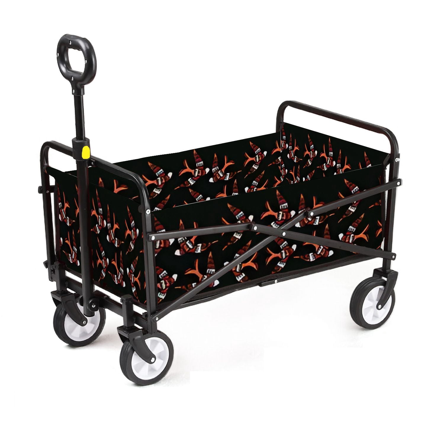 Outdoor Collapsible Wagon Flock Birds Seamless Border Boho Style ...