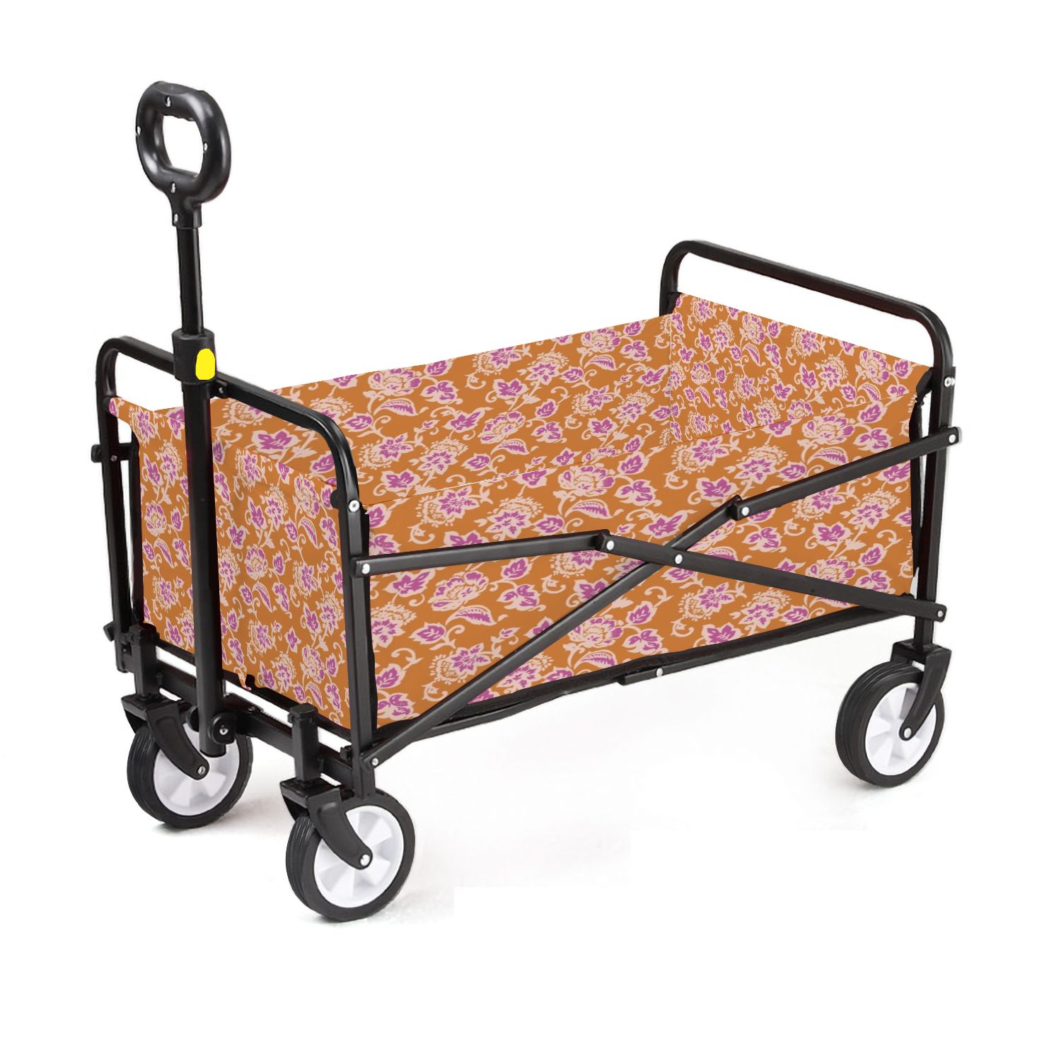 Outdoor Collapsible Wagon Hand drawn batik seamless pattern boho floral ...