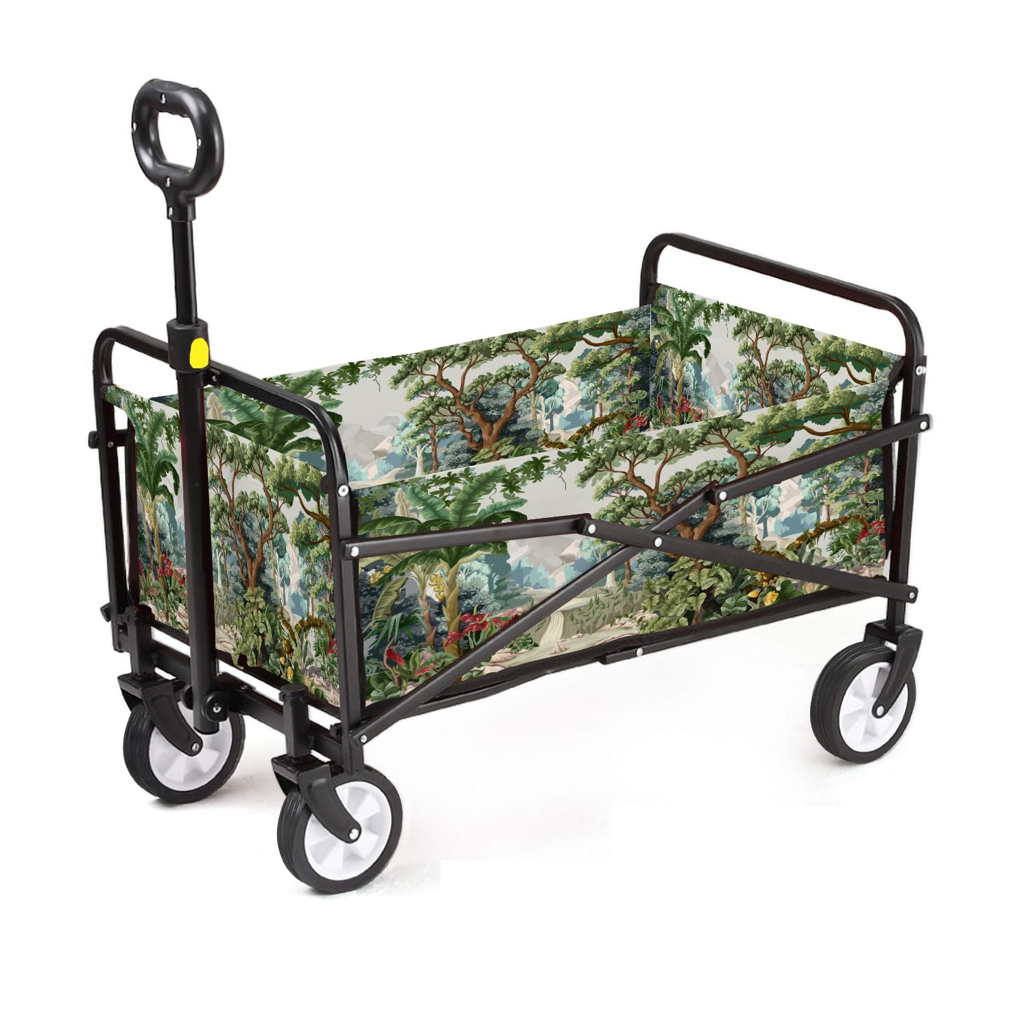 Outdoor Collapsible Wagon Jungle trees tropical plant Camping Garden ...