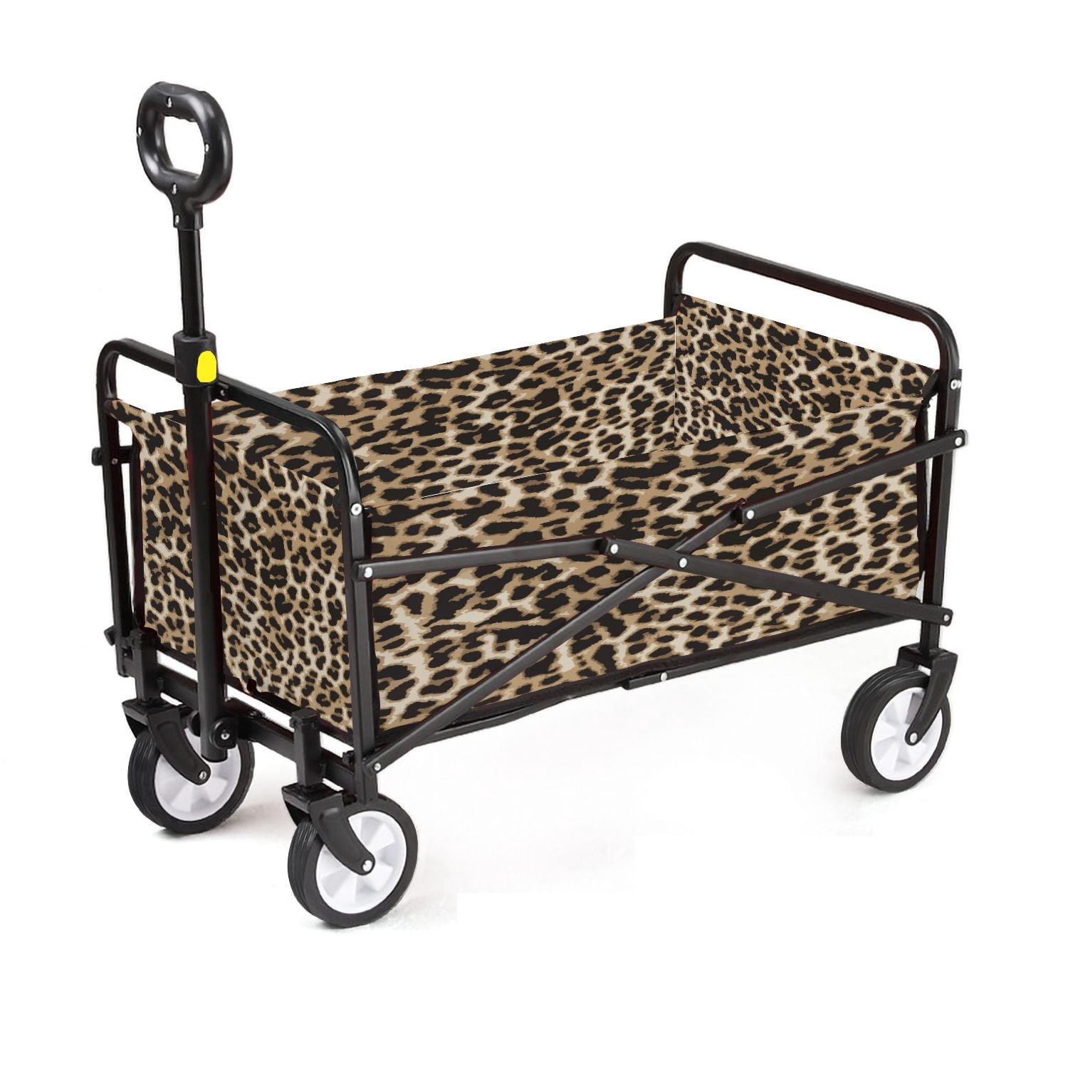Outdoor Collapsible Wagon Luxurious Leopard Print Fabric Texture ...