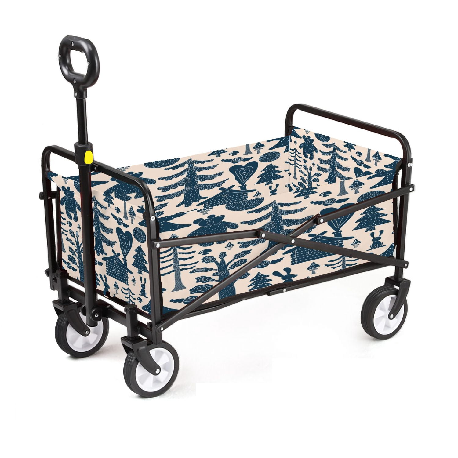 Outdoor Collapsible Wagon Magic forest Seamless pattern cartoon style ...