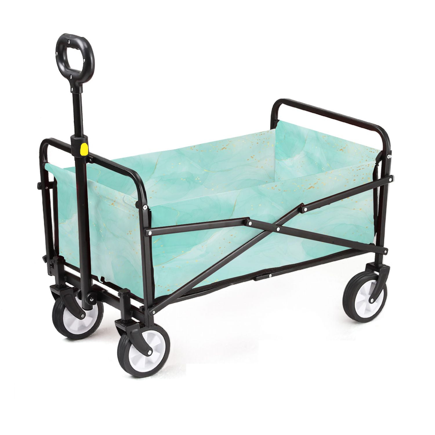 Outdoor Collapsible Wagon Pastel cyan mint liquid marble watercolor ...