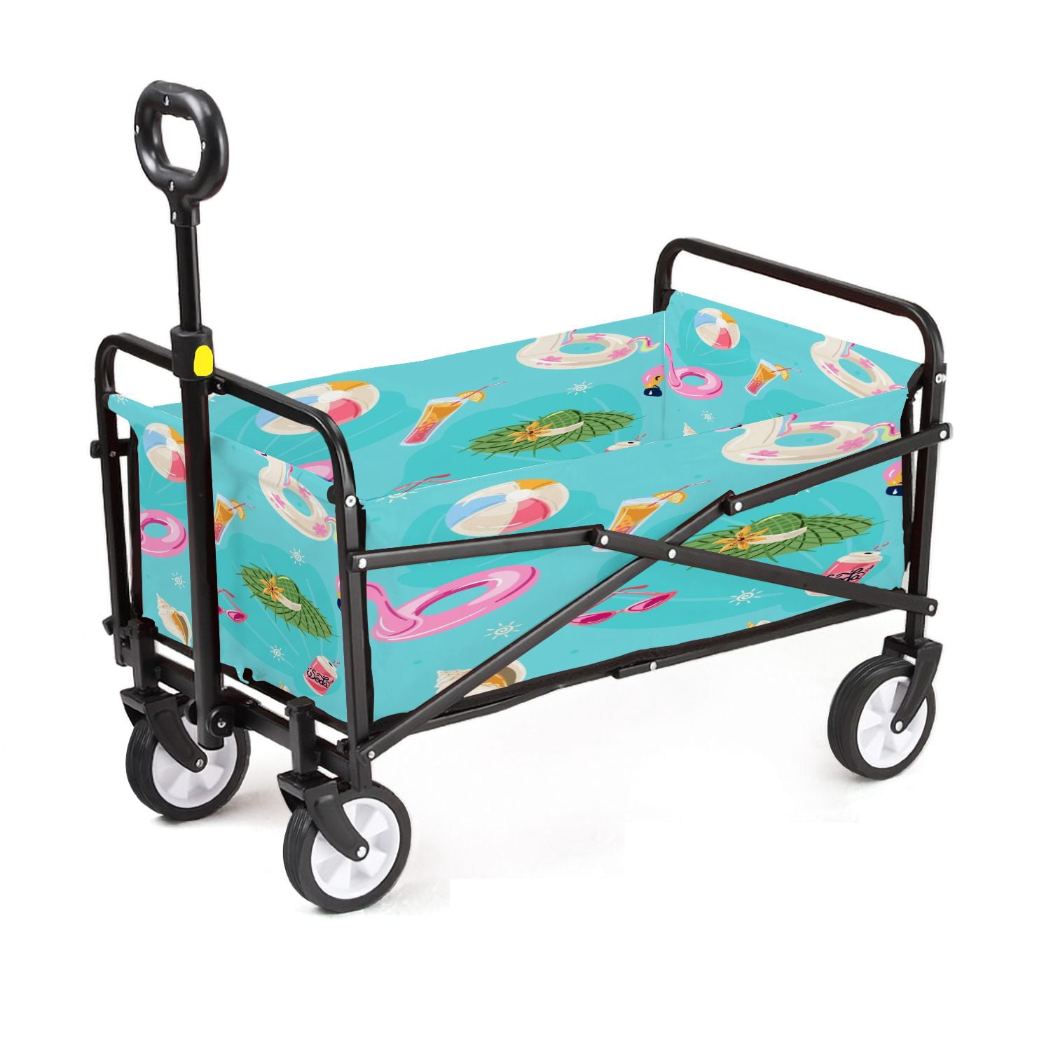 Outdoor Collapsible Wagon Pool party seamless pattern pattern swimming ...