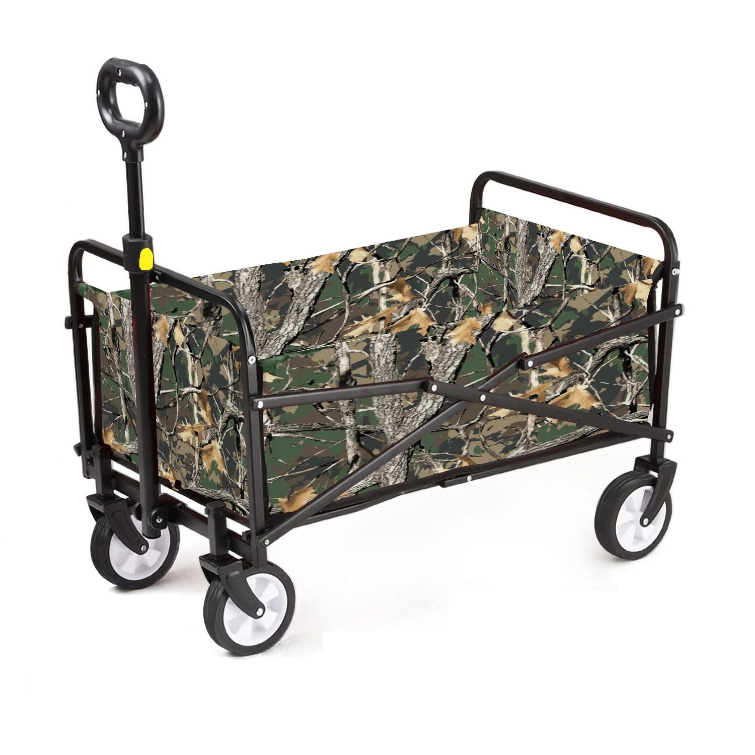Outdoor Collapsible Wagon Realistic forest hunting camouflage seamless ...