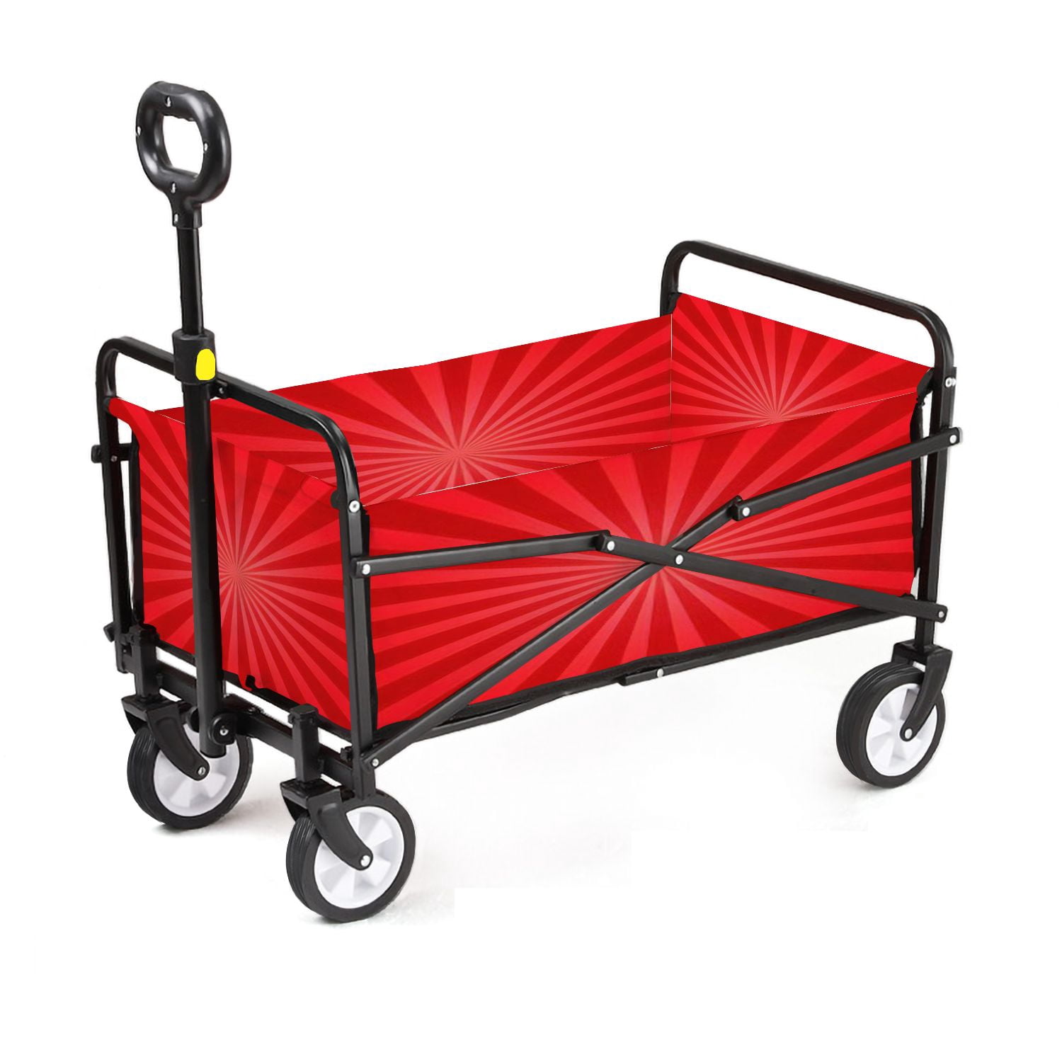 Outdoor Collapsible Wagon Red shiny starburst Sunburst abstract texture ...