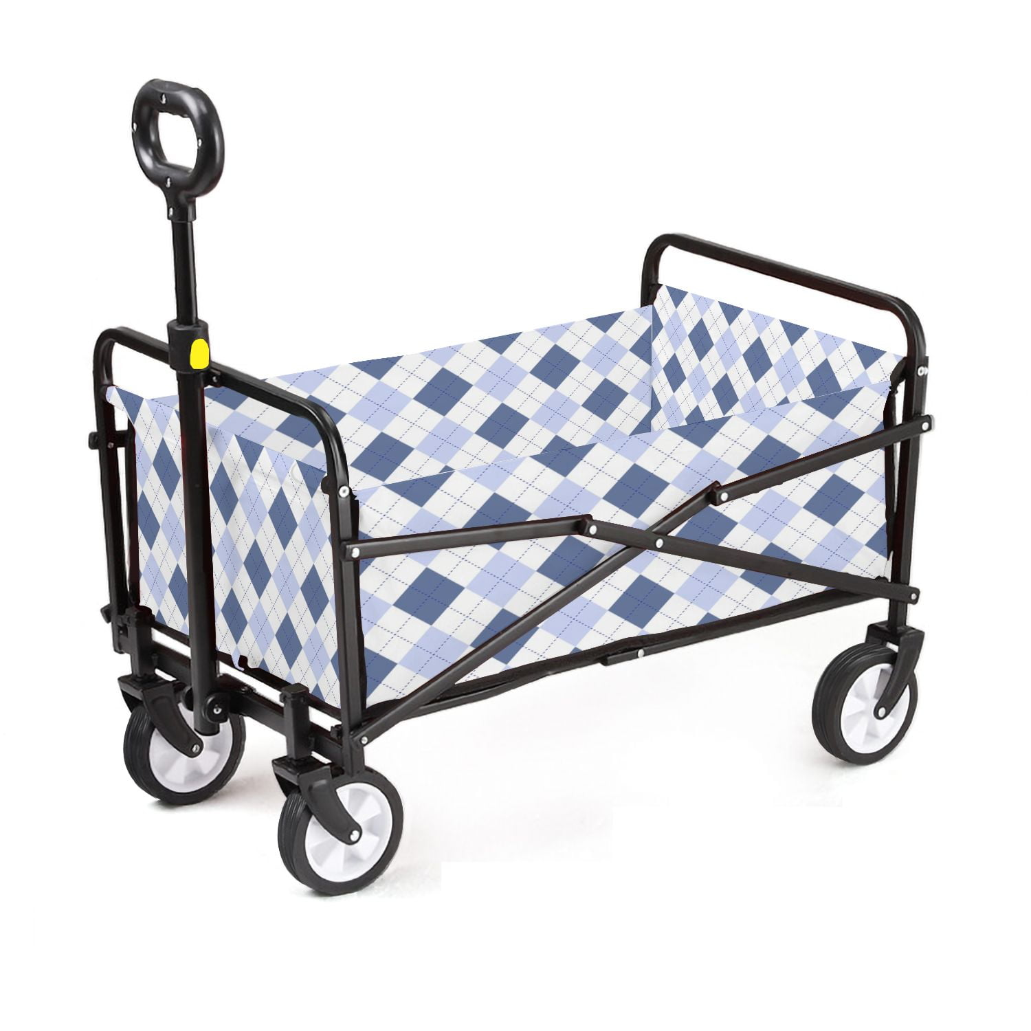 Outdoor Collapsible Wagon Seamless argyle pattern pale blue bluish ...