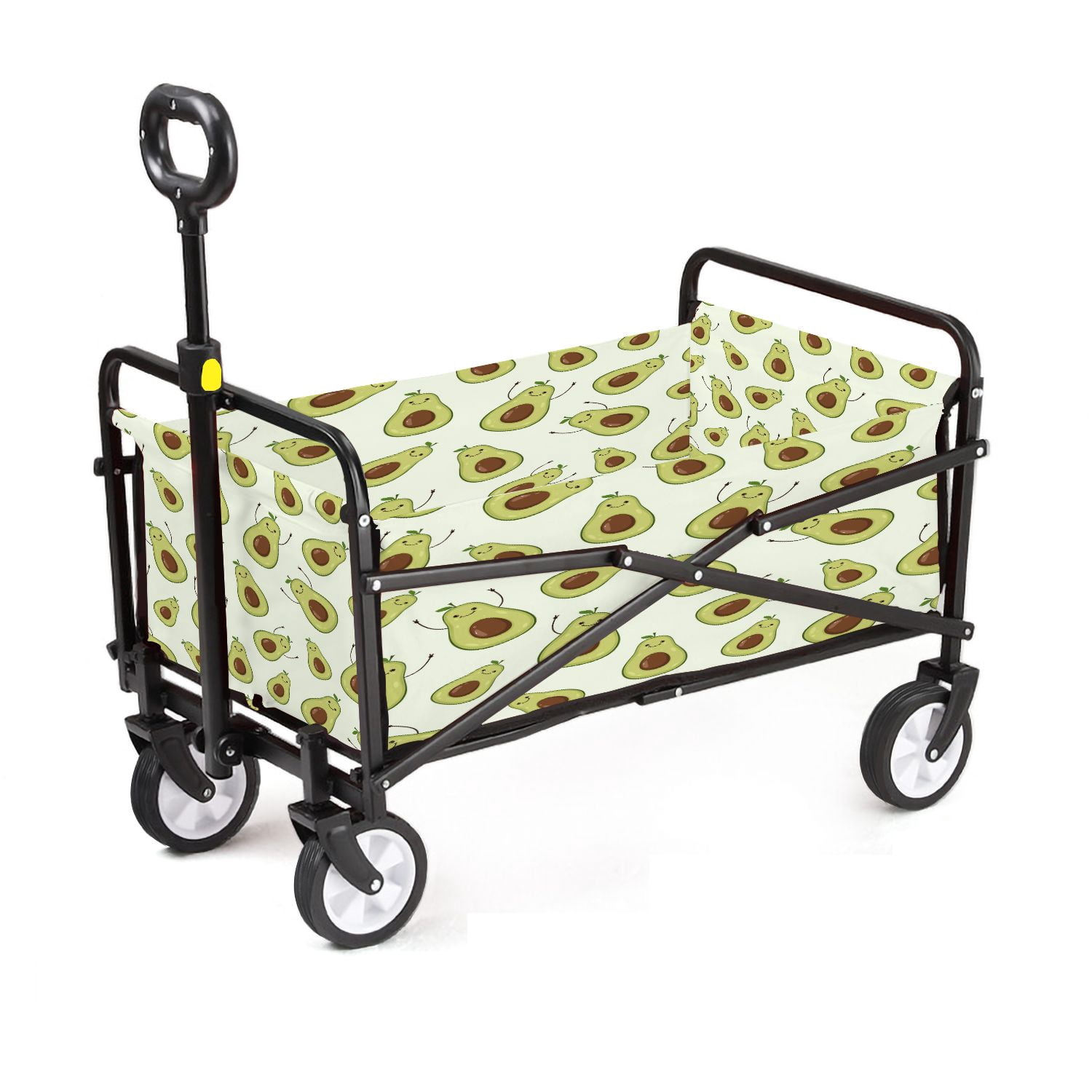 Outdoor Collapsible Wagon Seamless cute happy avocado kawaii avocado ...