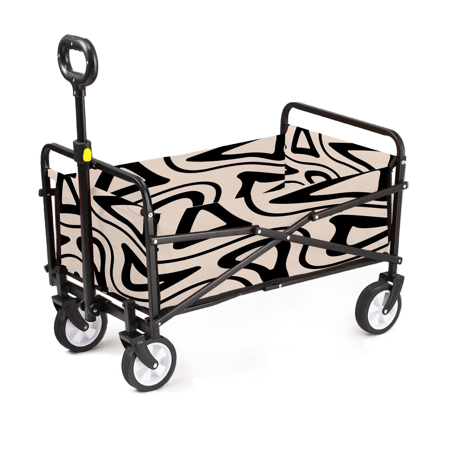 Outdoor Collapsible Wagon Seamless pattern abstract organic shapes hand ...