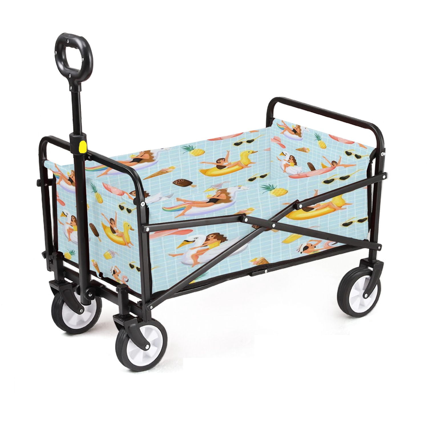 Outdoor Collapsible Wagon Seamless pattern women floating inflatable ...