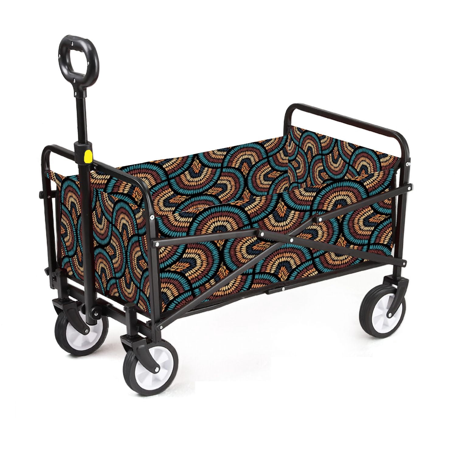 Outdoor Collapsible Wagon Seamless wavy pattern Seigaiha print polka ...