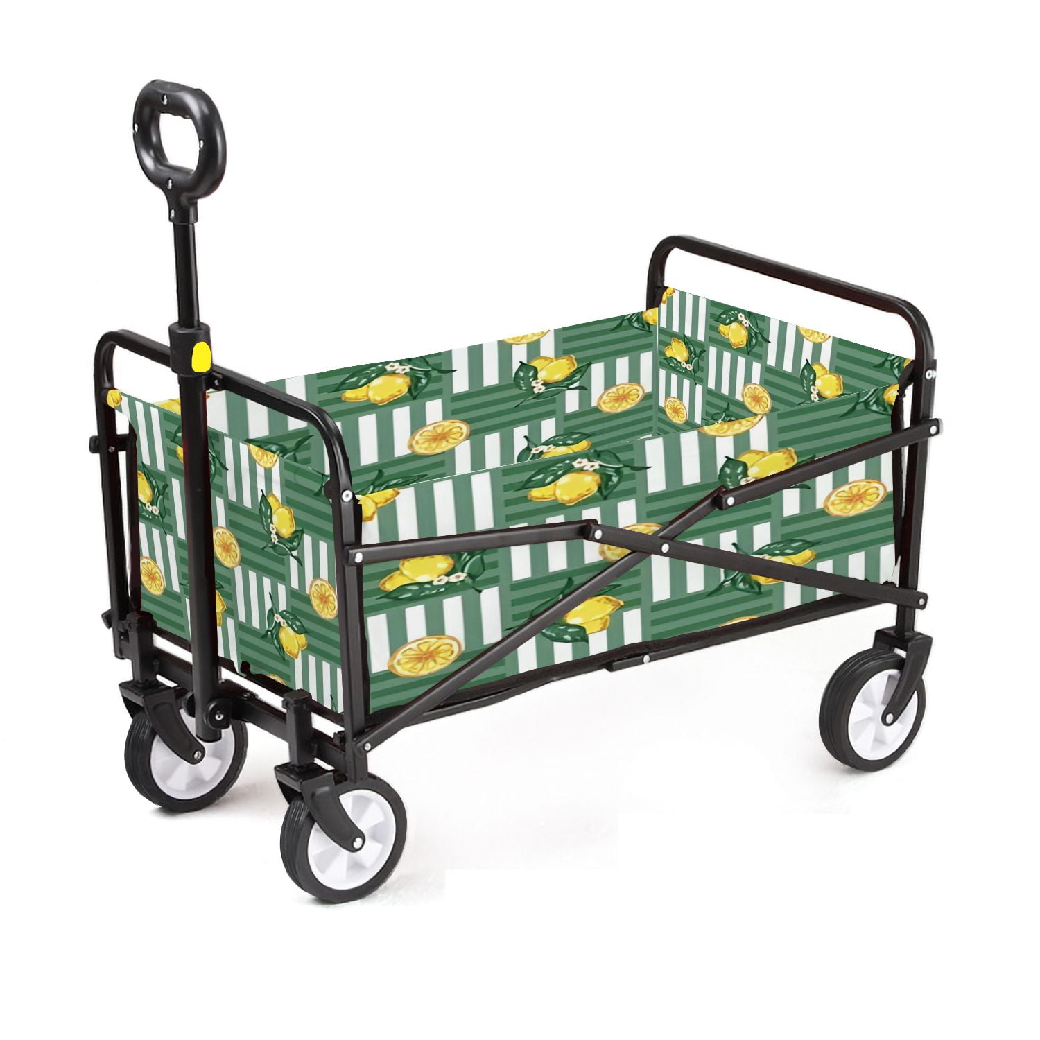 Outdoor Collapsible Wagon Summer Lemon Summer fruits leaves seamless ...