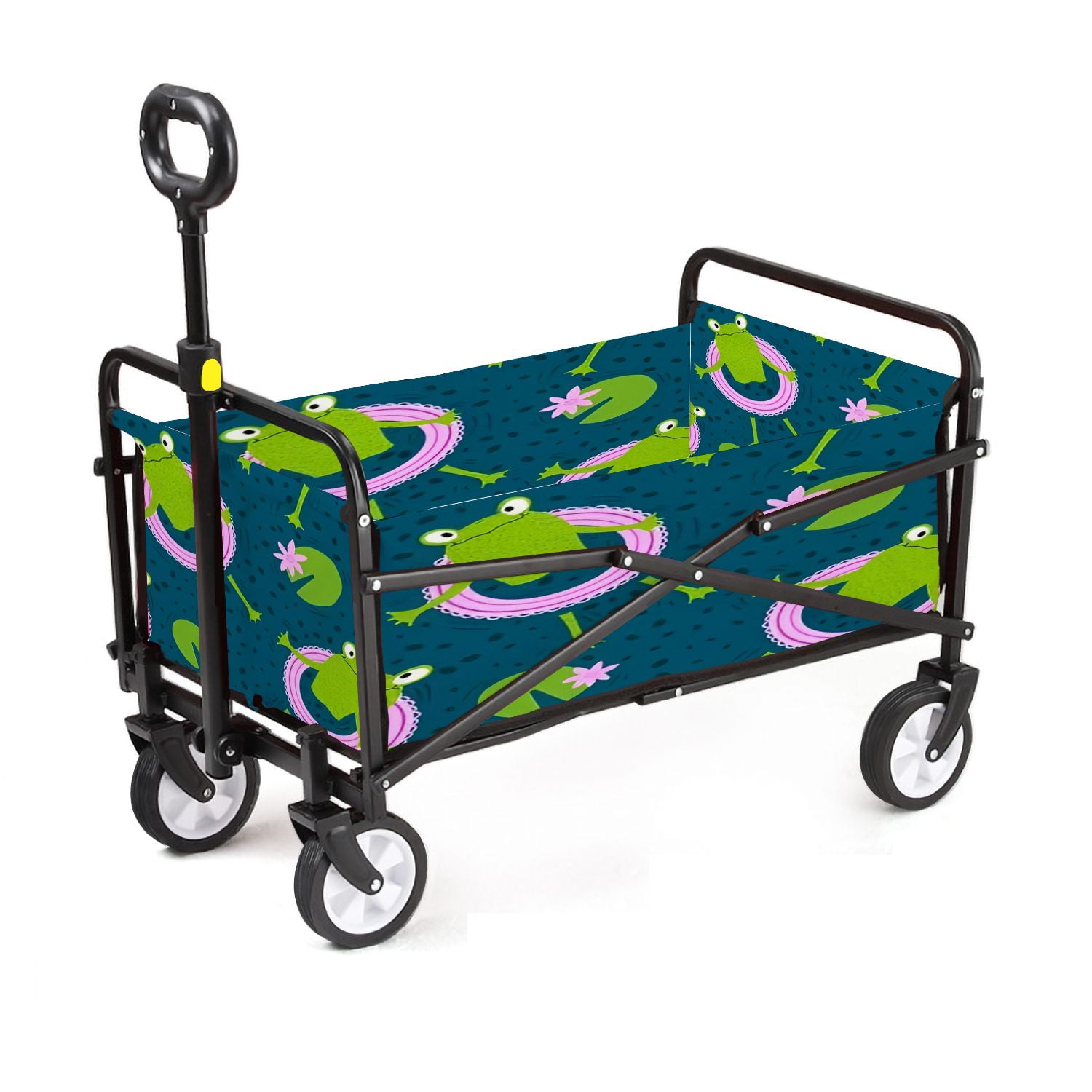Outdoor Collapsible Wagon Summer animals seamless frogs swimming ring ...