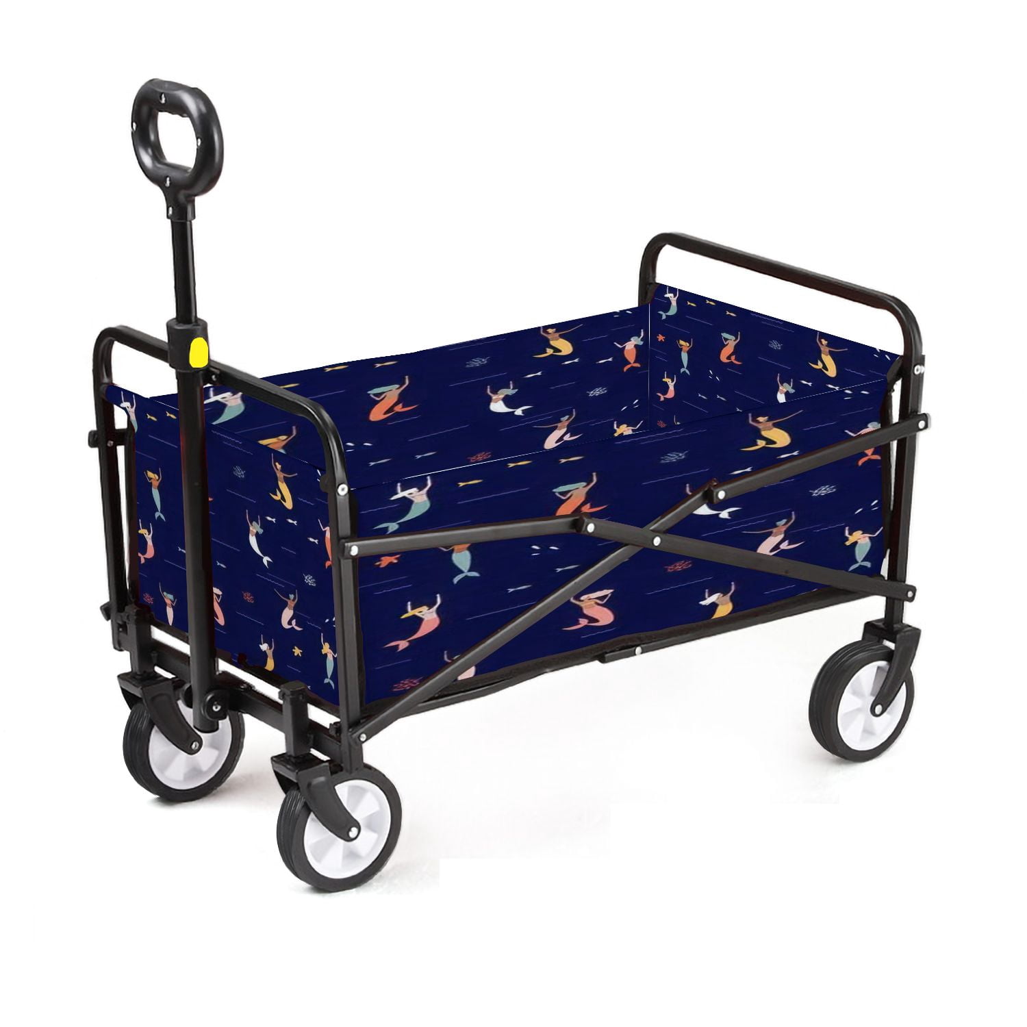Outdoor Collapsible Wagon Summer seamless pattern mermaid under sea ...