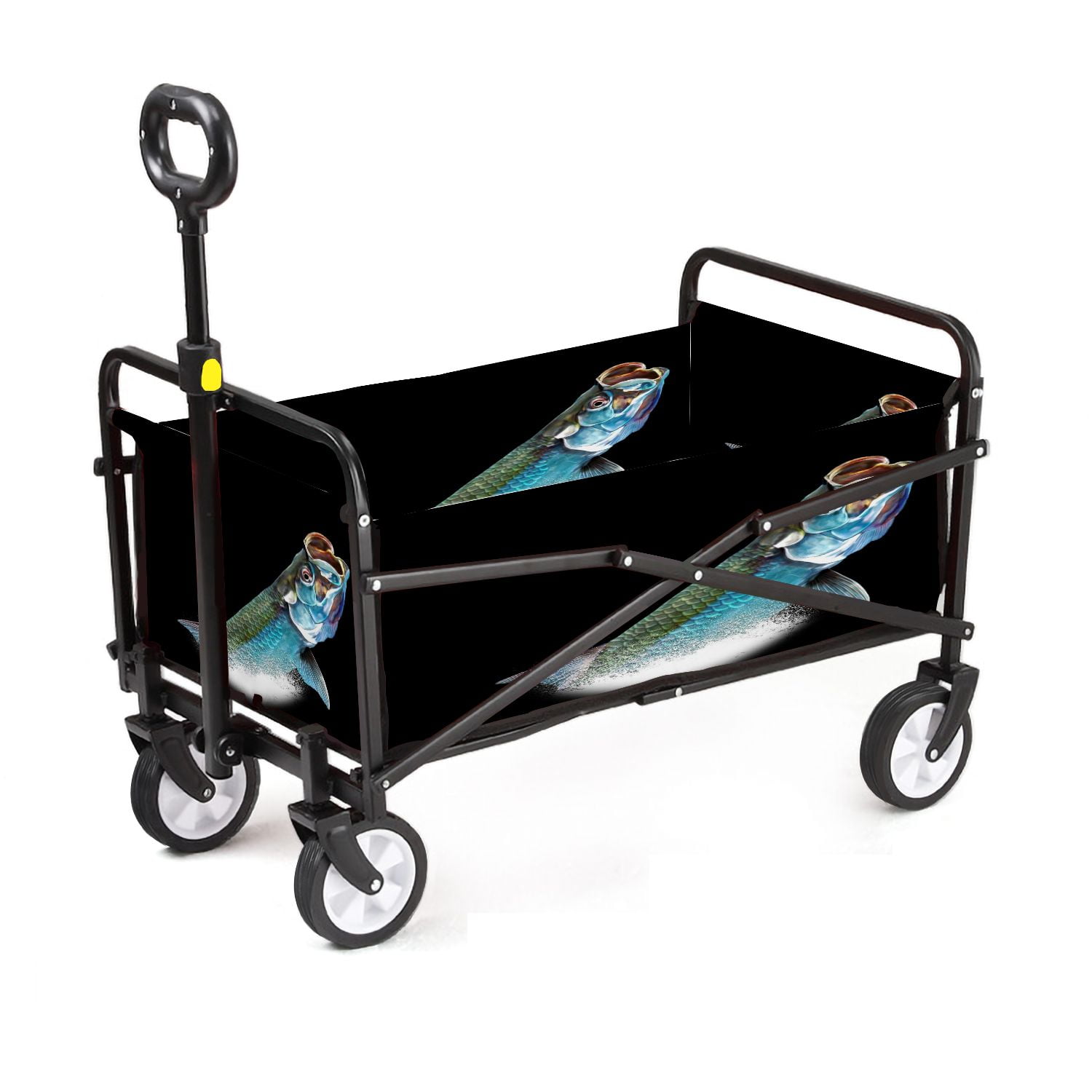 Outdoor Collapsible Wagon Tarpon Fish Jumping Painting variation ...