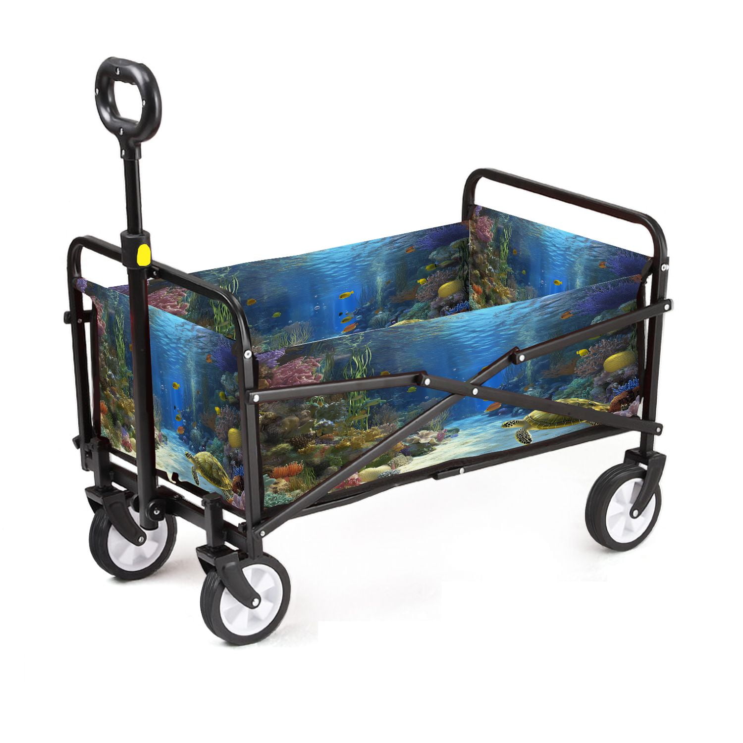 Outdoor Collapsible Wagon Undersea Underwater World Turtle Goldfish ...