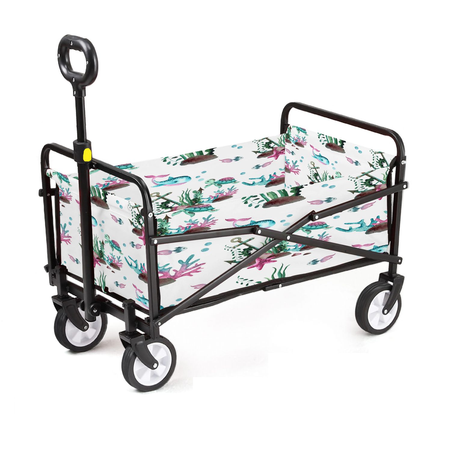 Outdoor Collapsible Wagon Watercolor hand painted seamless pattern ...