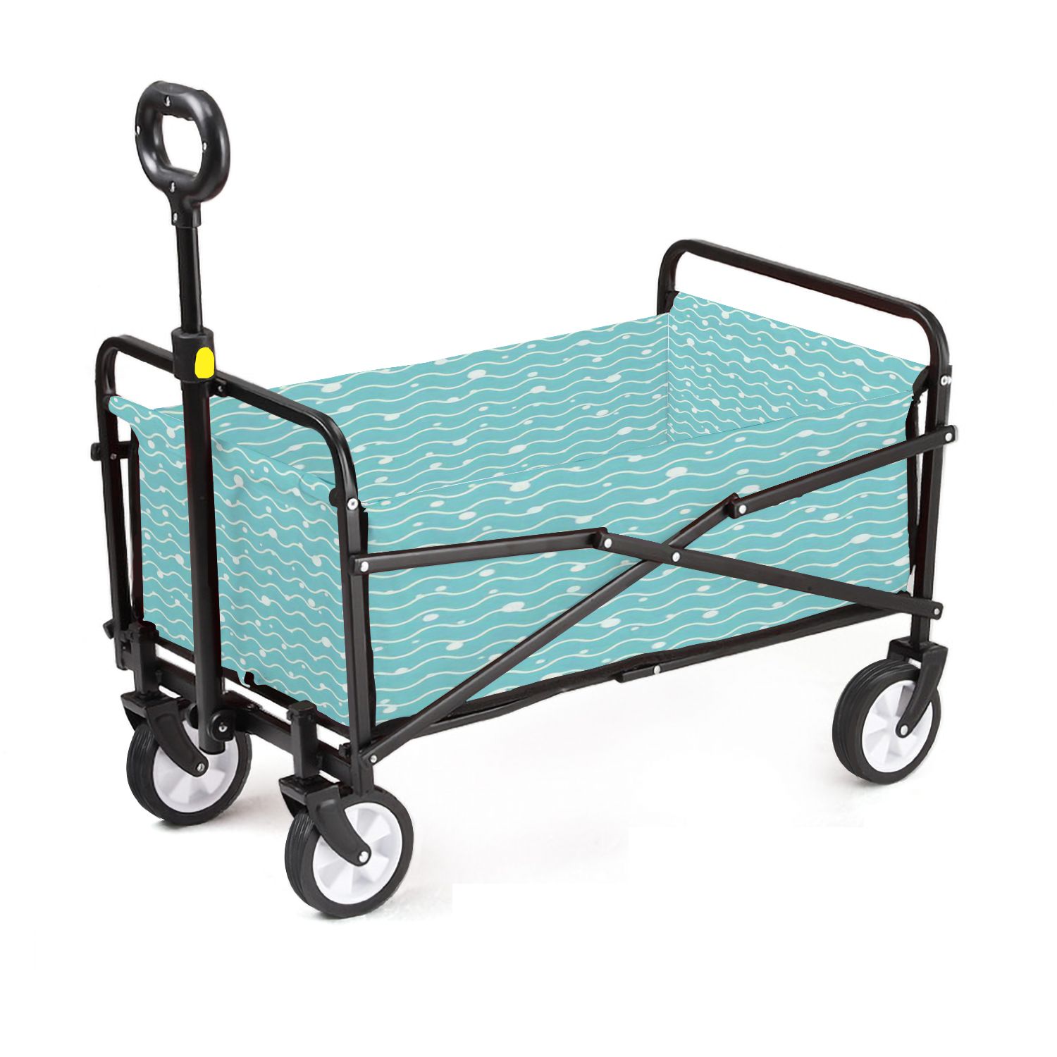 Outdoor Collapsible Wagon Wavy lines bubbles seamless texture light ...