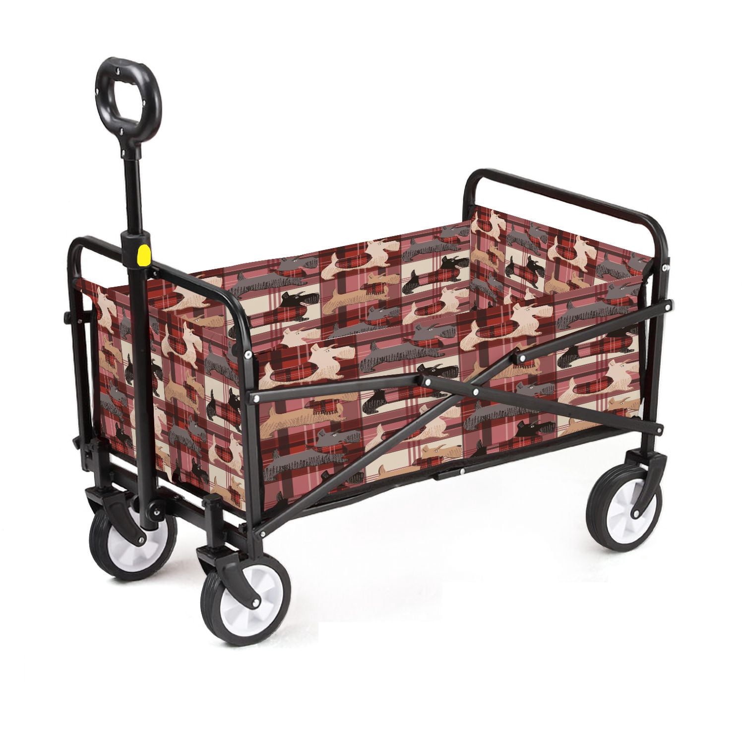 Outdoor Collapsible Wagon cartoon scottish terrier cute puppies Dog ...