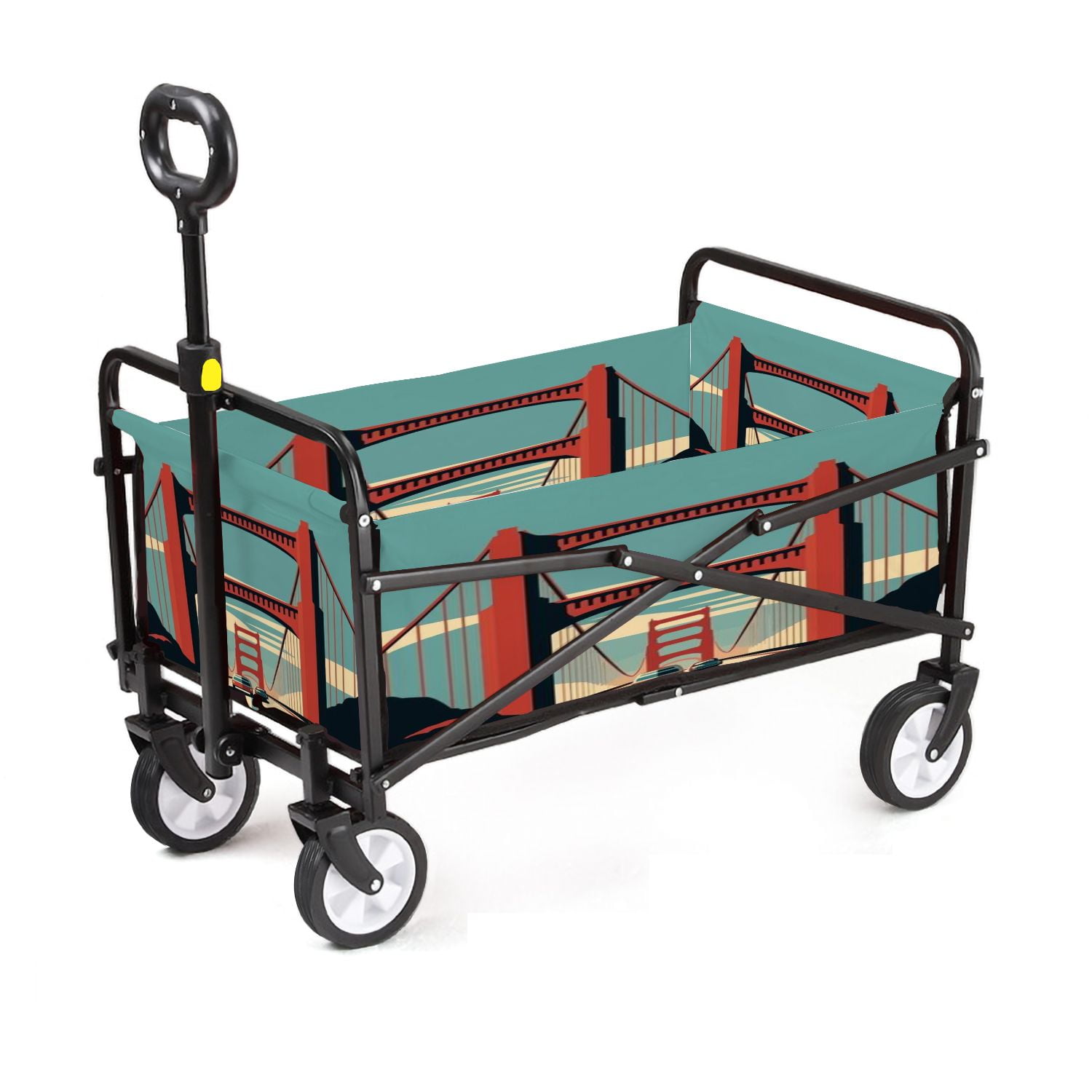 Outdoor Collapsible Wagon famous Golden Gate Bridge San Francisco flat ...