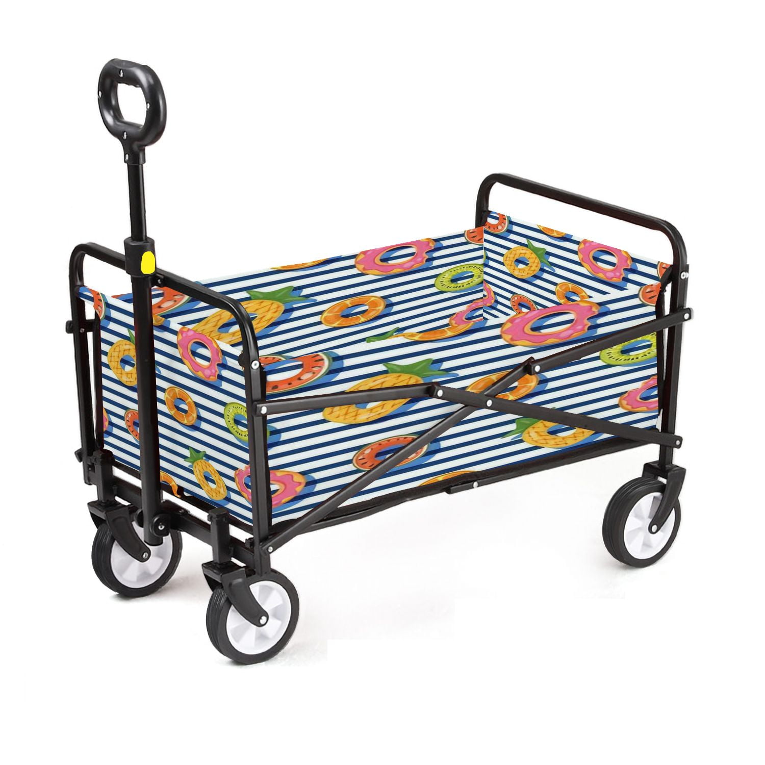 Outdoor Collapsible Wagon seamless swimming pool float rings Top view ...