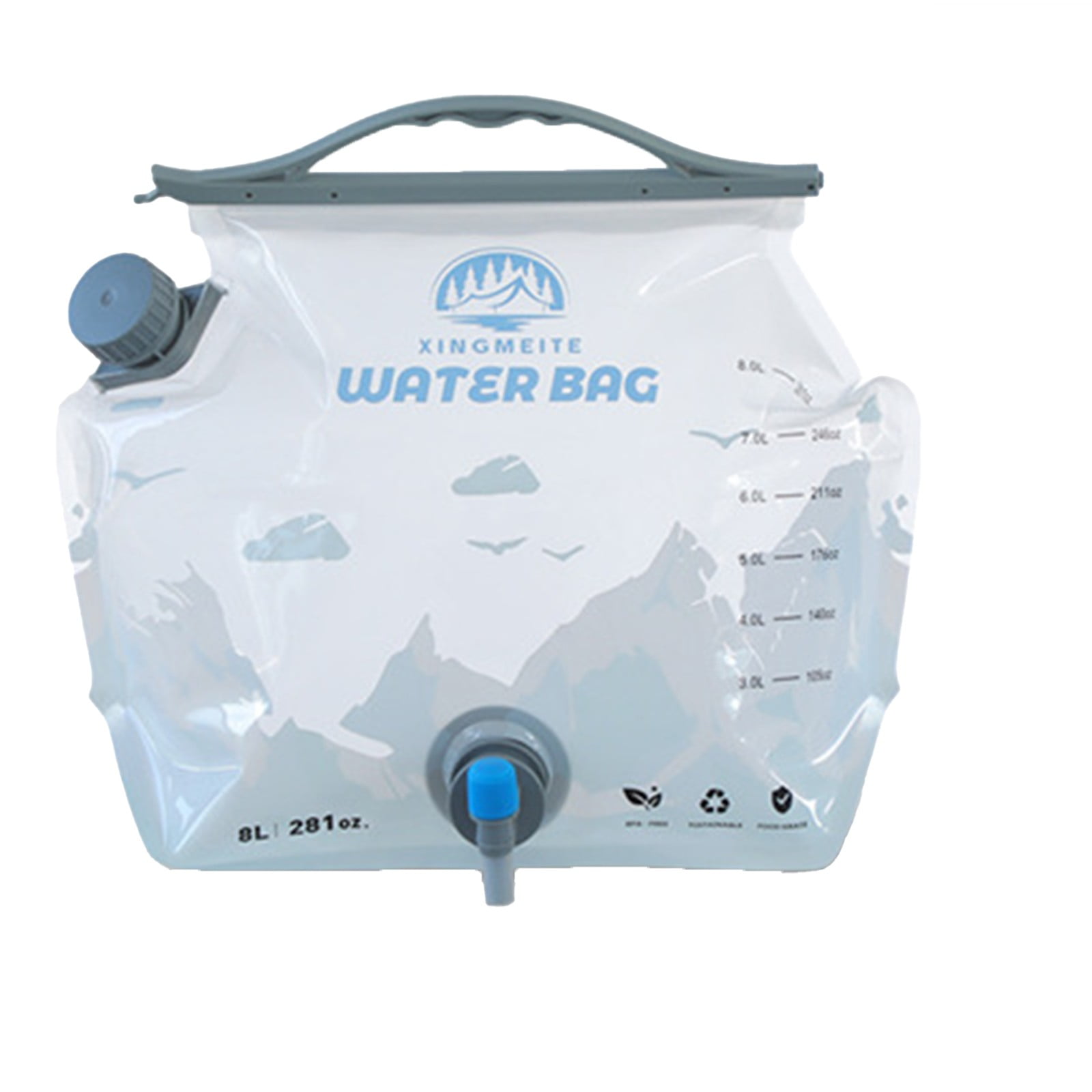 Outdoor Collapsible Water Storage Bag - Large Capacity Portable Folding ...