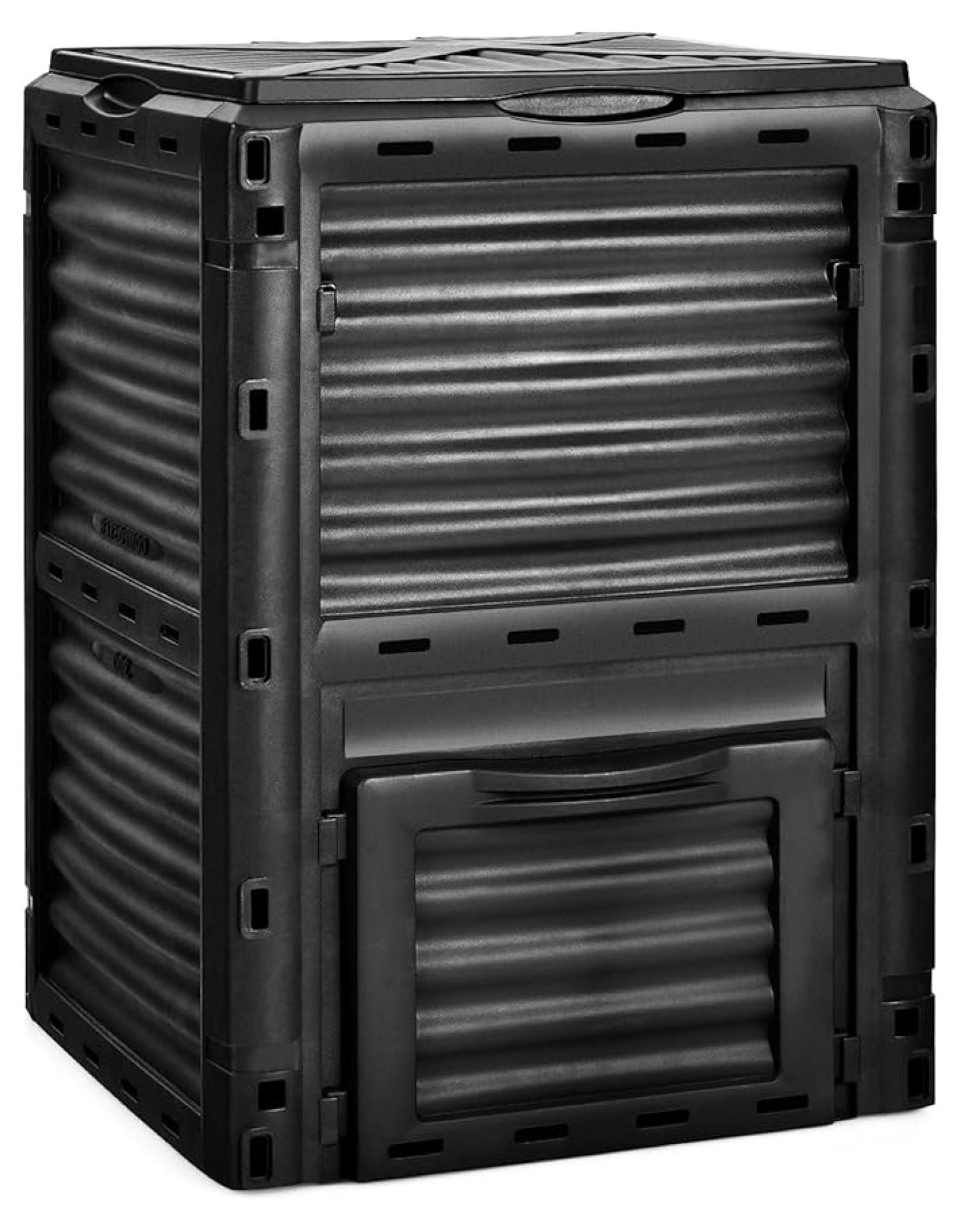 Outdoor Compost Bin, Composting Box w/Top -on Lid,80 Gallons Composter ...