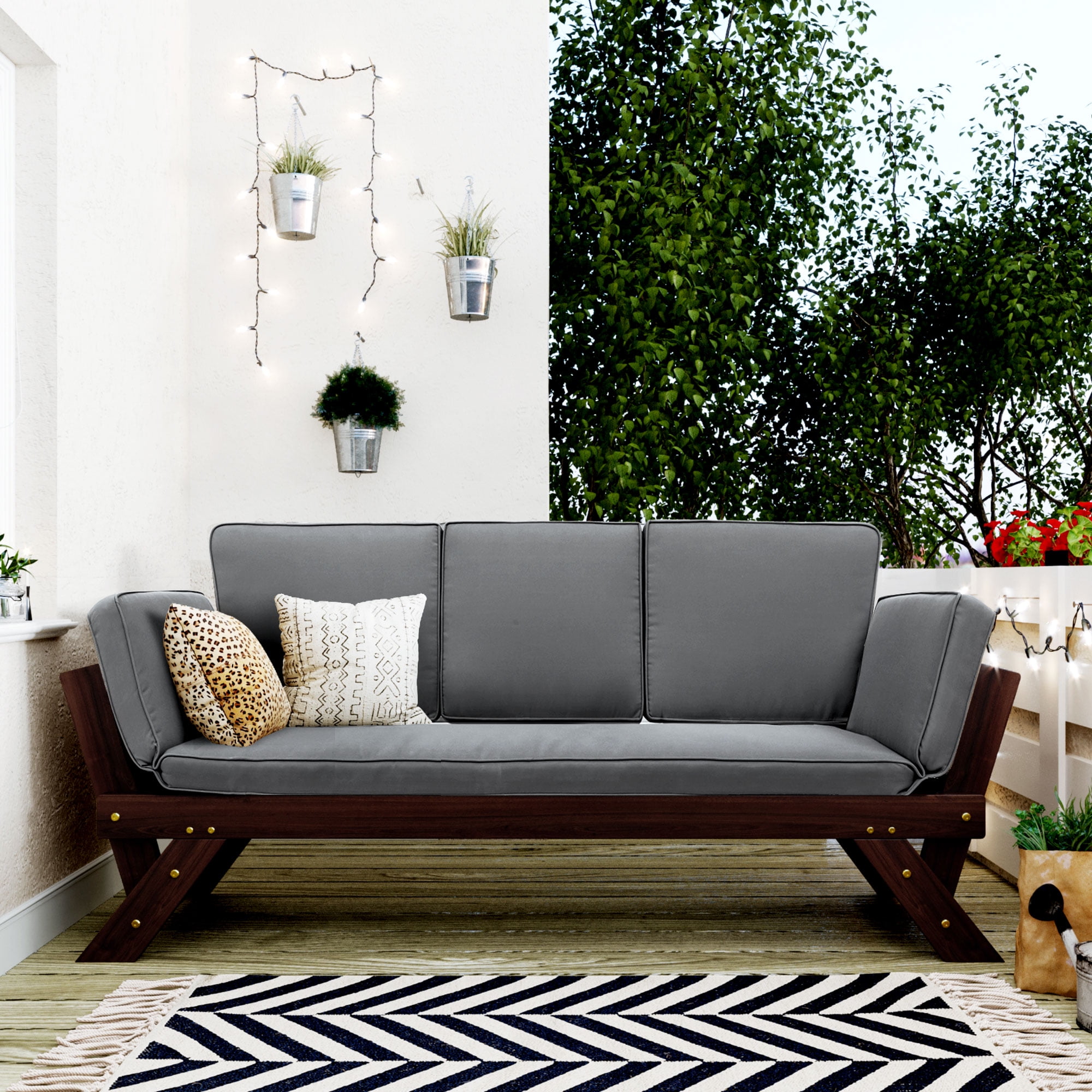 Walmart Outdoor Convertible Daybed, Wooden Sectional Lounge Couch ...