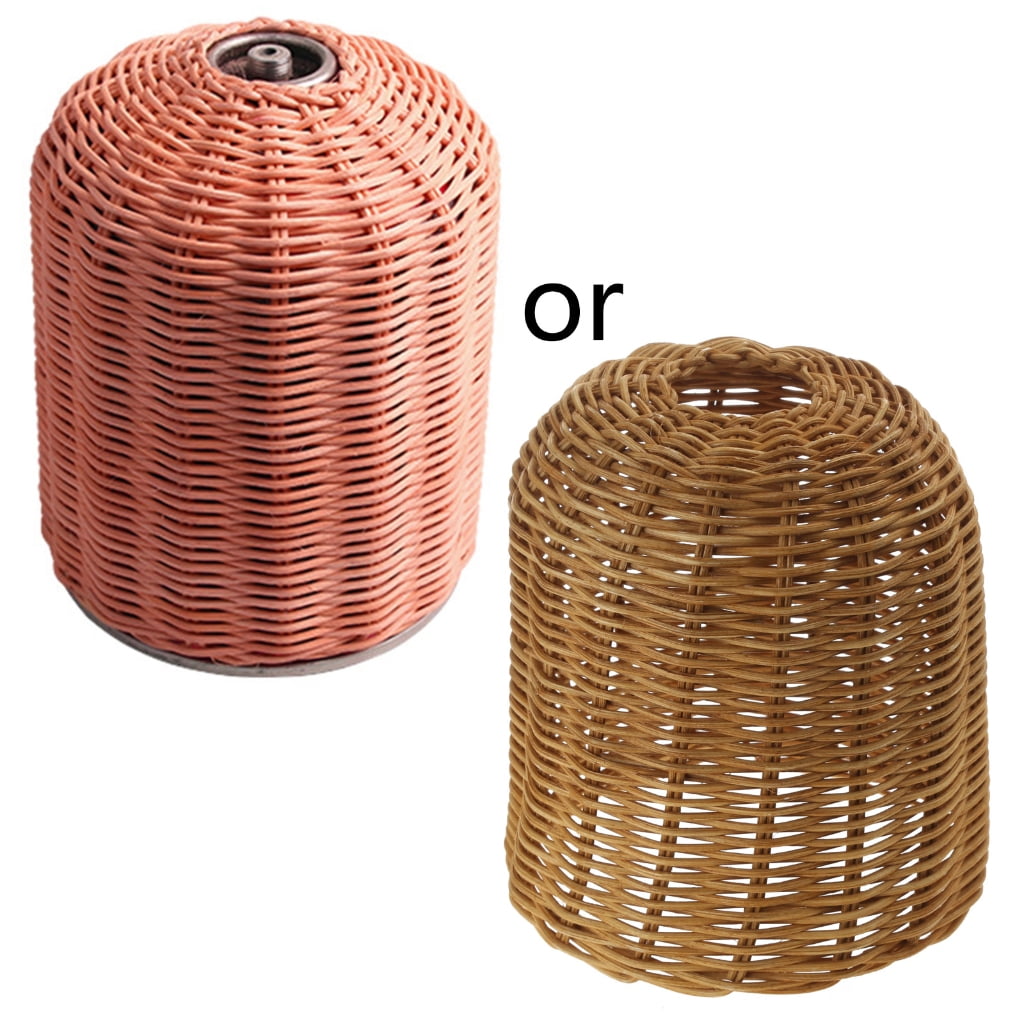 Outdoor Cooking Gas Cylinder Cover Hiking Portable Rattan Gas Tank ...