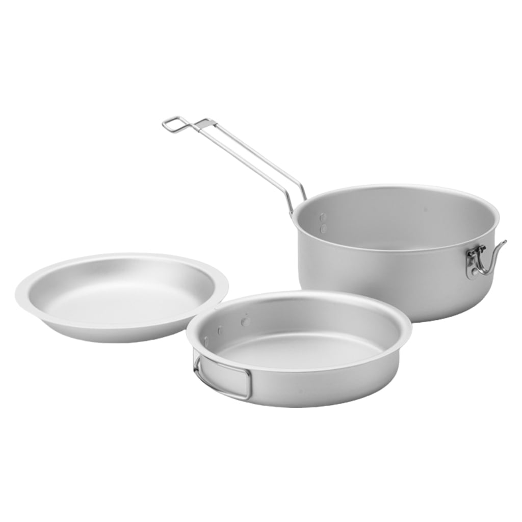 Outdoor Cooking Pots Portable Camping Pots with Folding Handle Aluminum ...