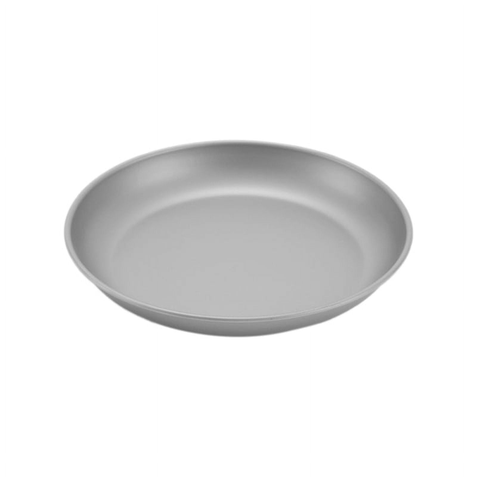Outdoor Cookware Camping Dinner Plate Heat- and Pure Titanium Picnic ...