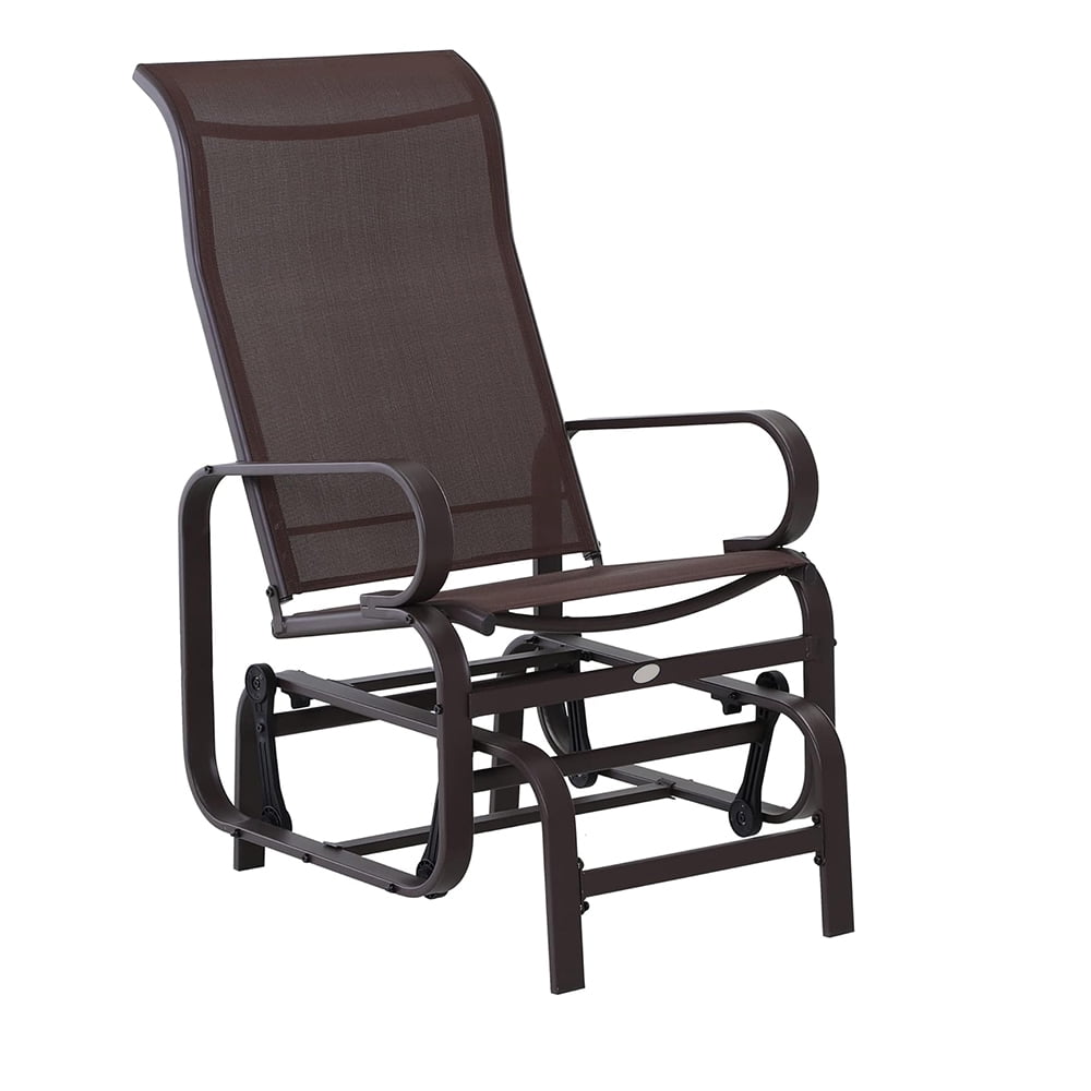 Outdoor Glider Chair, Gliders for Outside Patio with Smooth Rocking ...