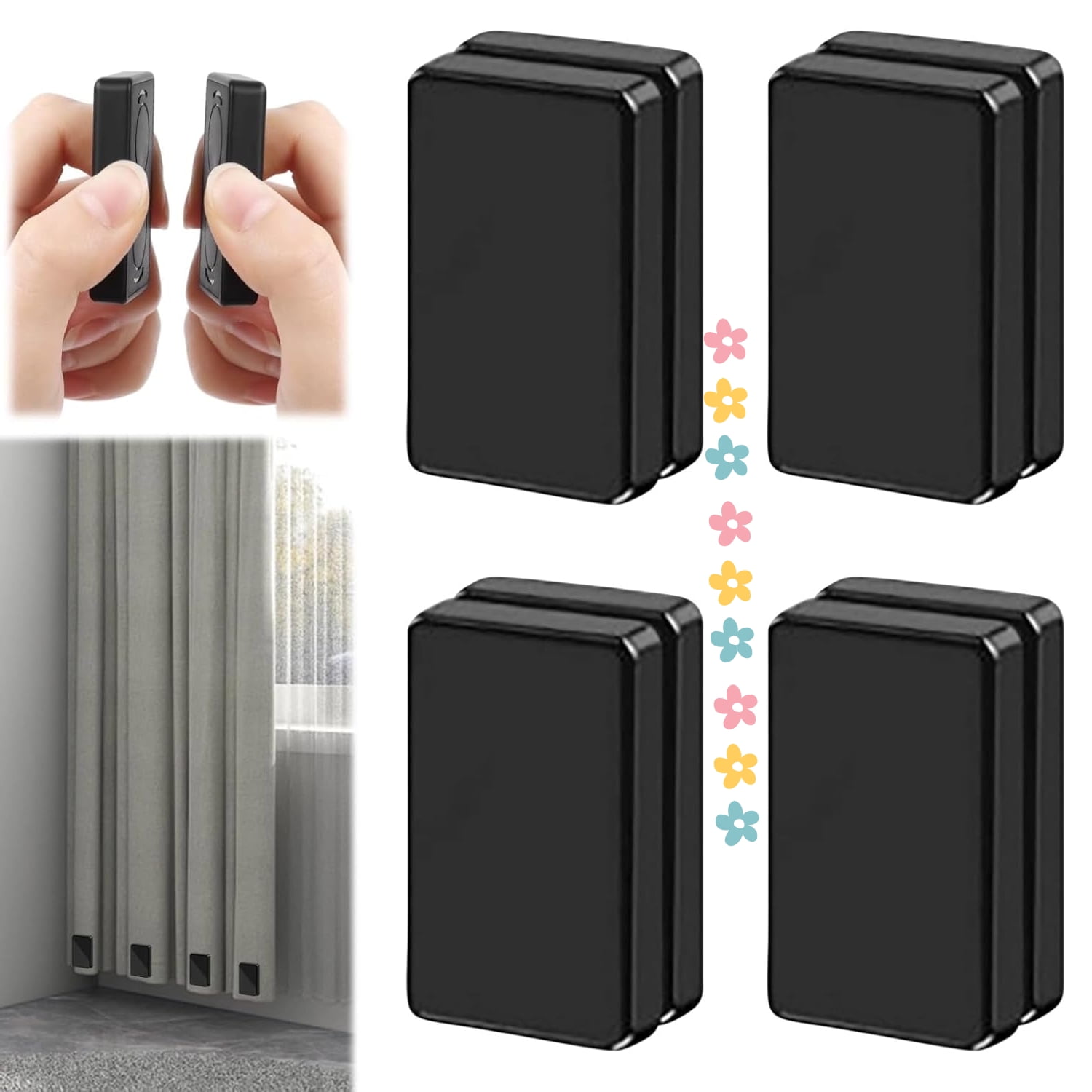 Outdoor Curtain Weights, Waterproof Heavy Duty Magnetic Drapery Weights ...