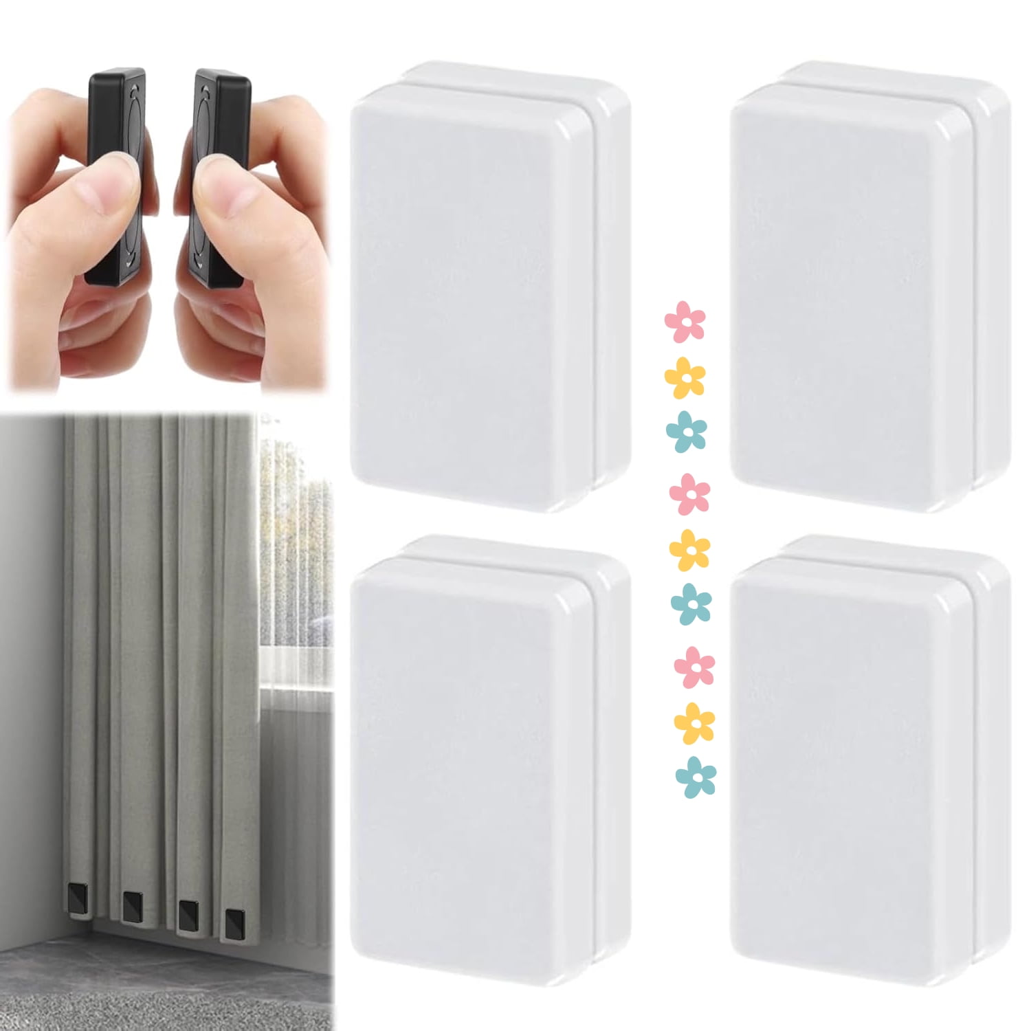 Outdoor Curtain Weights, Waterproof Heavy Duty Magnetic Drapery Weights ...