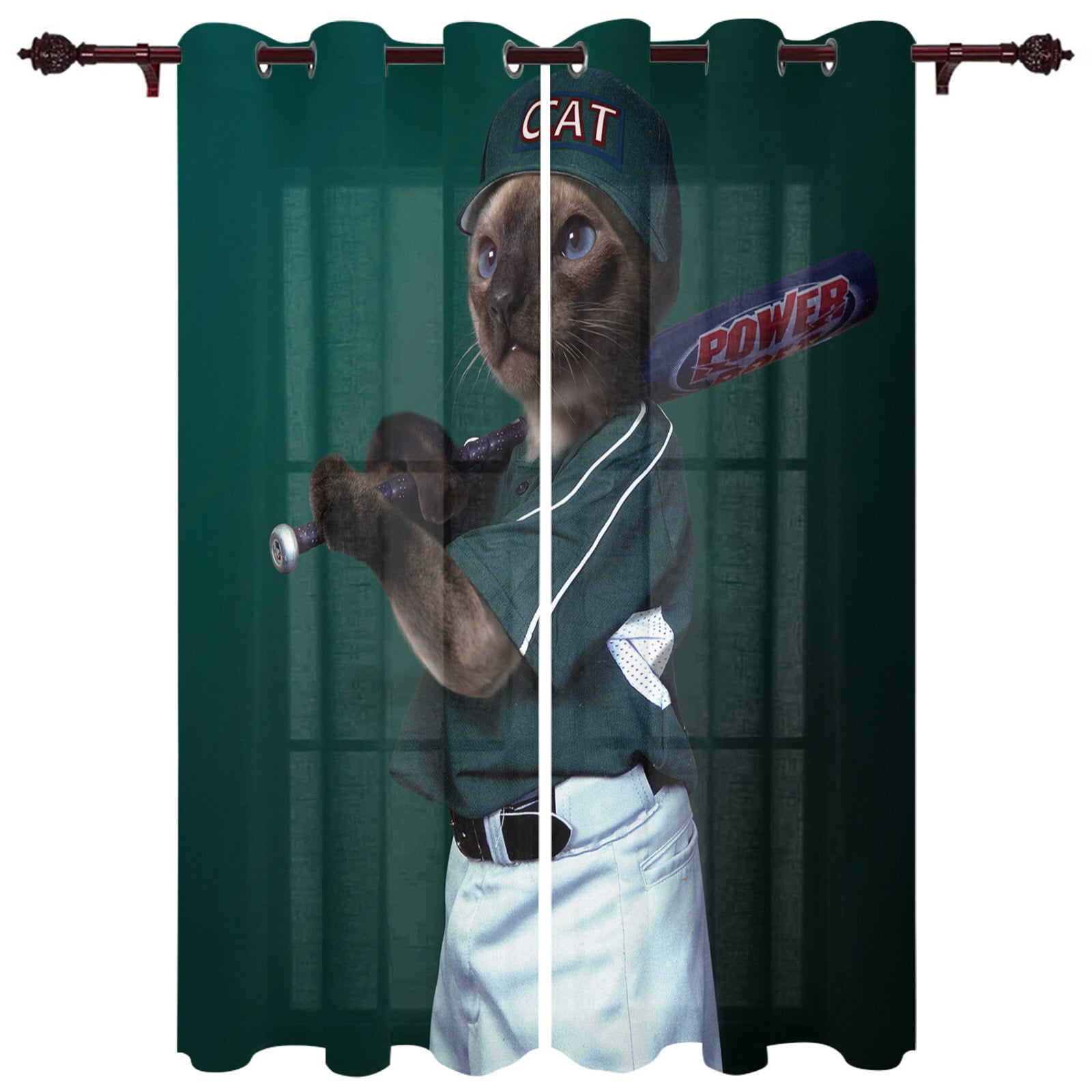 Outdoor Curtains Corridor Pillars Dusk Clouds Living Room Kitchen ...