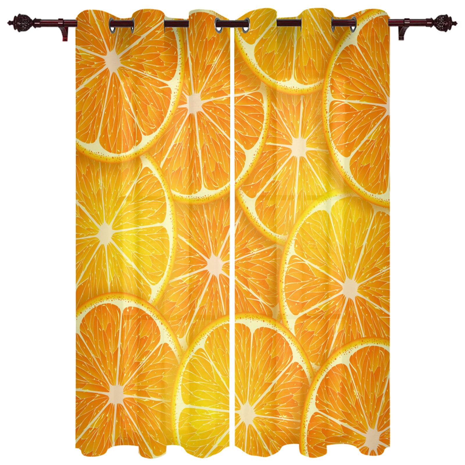 Outdoor Curtains Iron Gate Skull Floor Living Room Kitchen Curtain ...