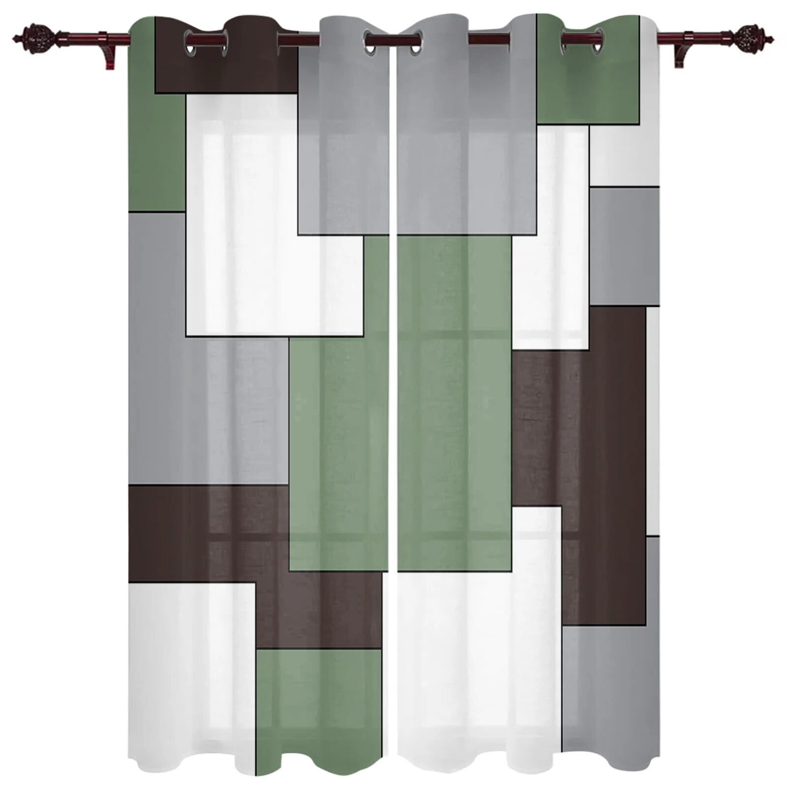 Outdoor Curtains Jet Plane Dusk Living Room Kitchen Curtain Drape For ...