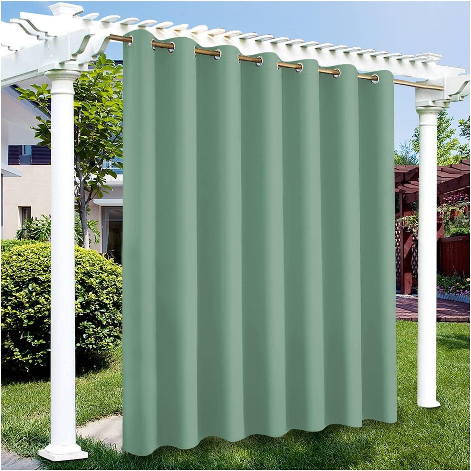 Outdoor Curtains for Patio Waterproof 2 panels – Weatherproof, UV and ...