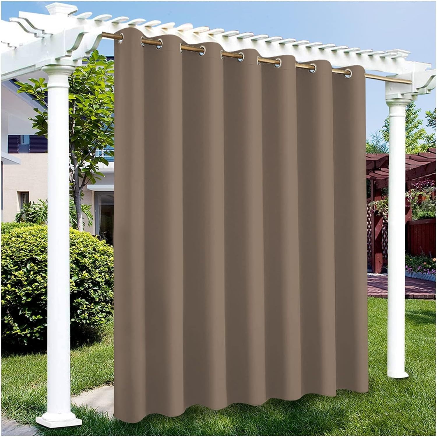 Outdoor Curtains for Patio Waterproof 2 panels – Weatherproof, UV and ...
