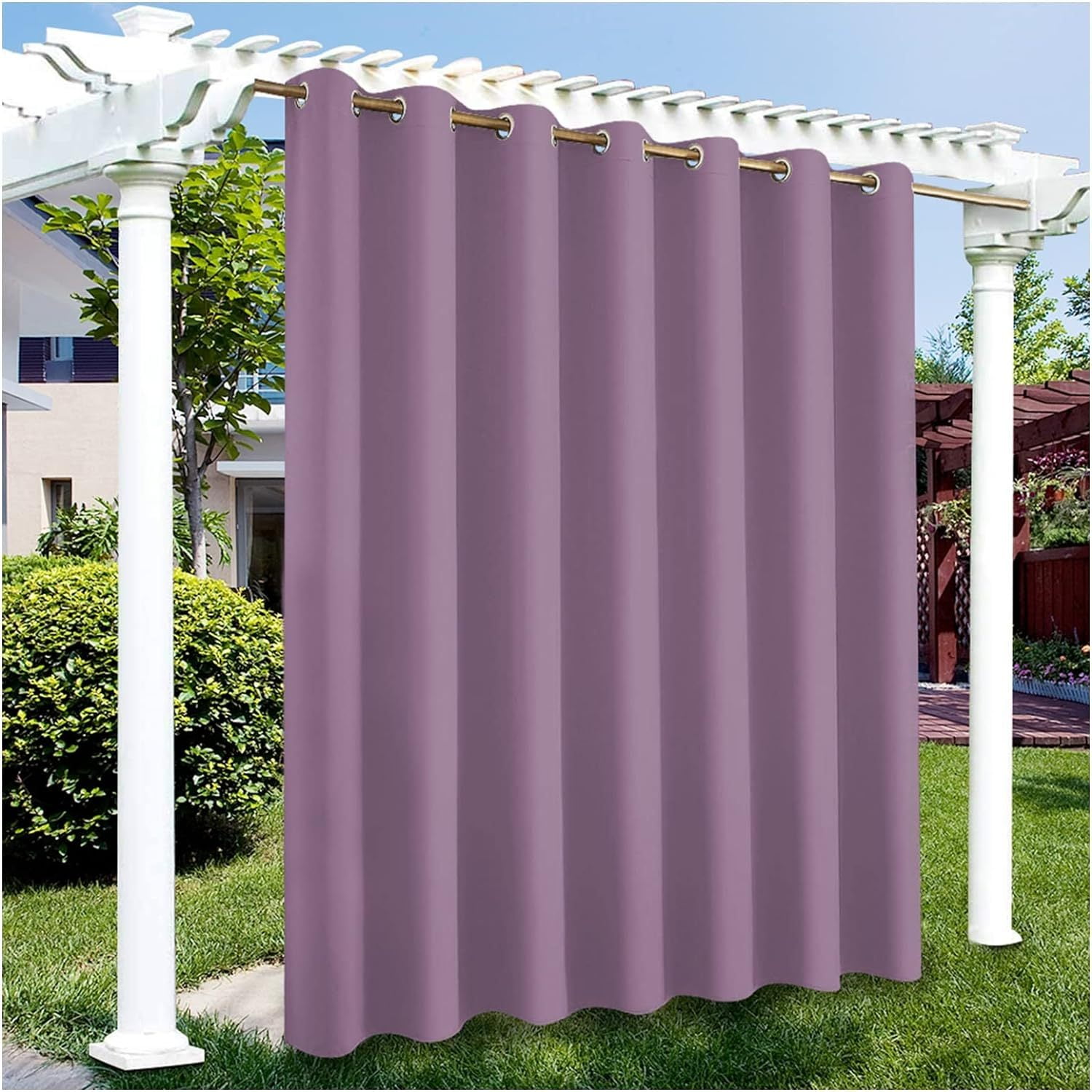 Outdoor Curtains for Patio Waterproof 2 panels – Weatherproof, UV and ...