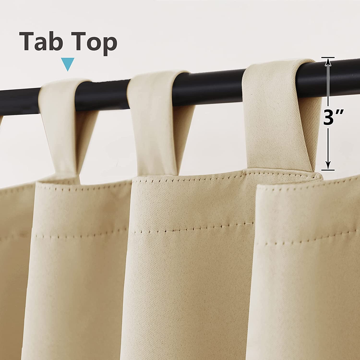 Outdoor Curtains for Patio - Waterproof Blackout Curtains Privacy Drape ...