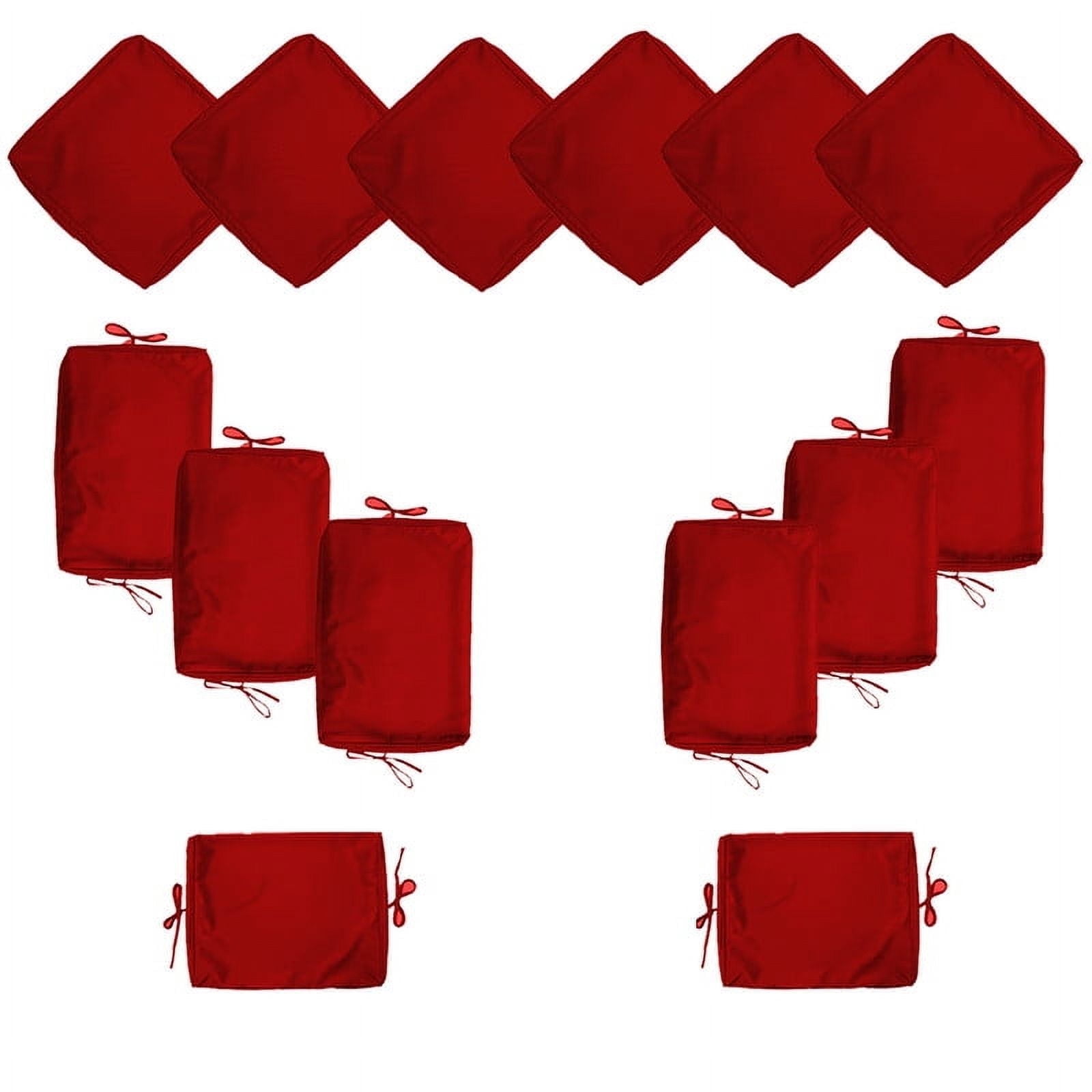 Outdoor Cushion Covers Replacement, Waterproof Patio Cushion Slipcovers ...