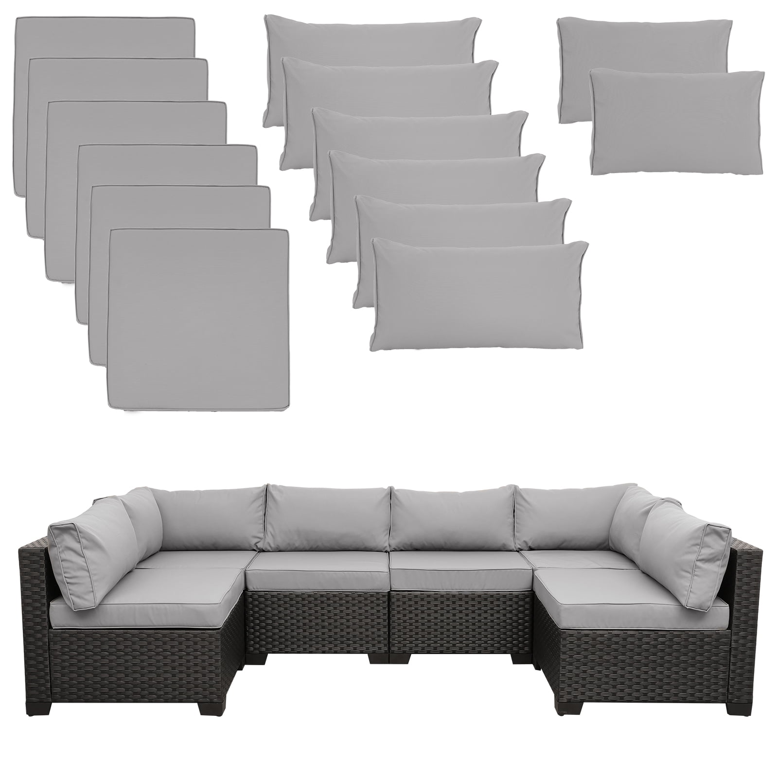 Outdoor Cushion Replacements Inserts and Covers for Patio Furniture ...