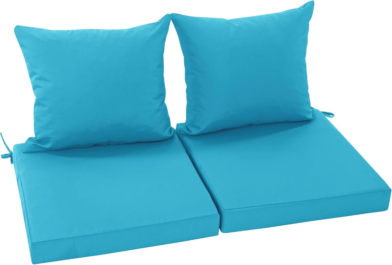Outdoor Cushions for Patio Furniture 24 x 24 Inch, Double-Sided ...