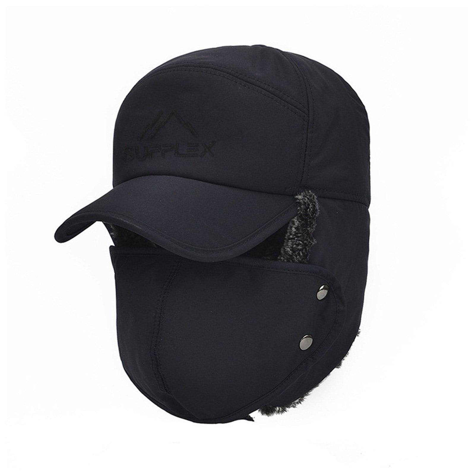 Outdoor Cycling Cold-Proof Ear Warm Cap Unisex Winter Hunting Hat Warm ...